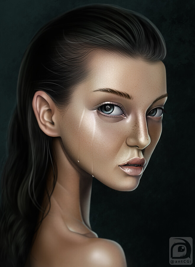 ArtStation - Paint Wet Skin
