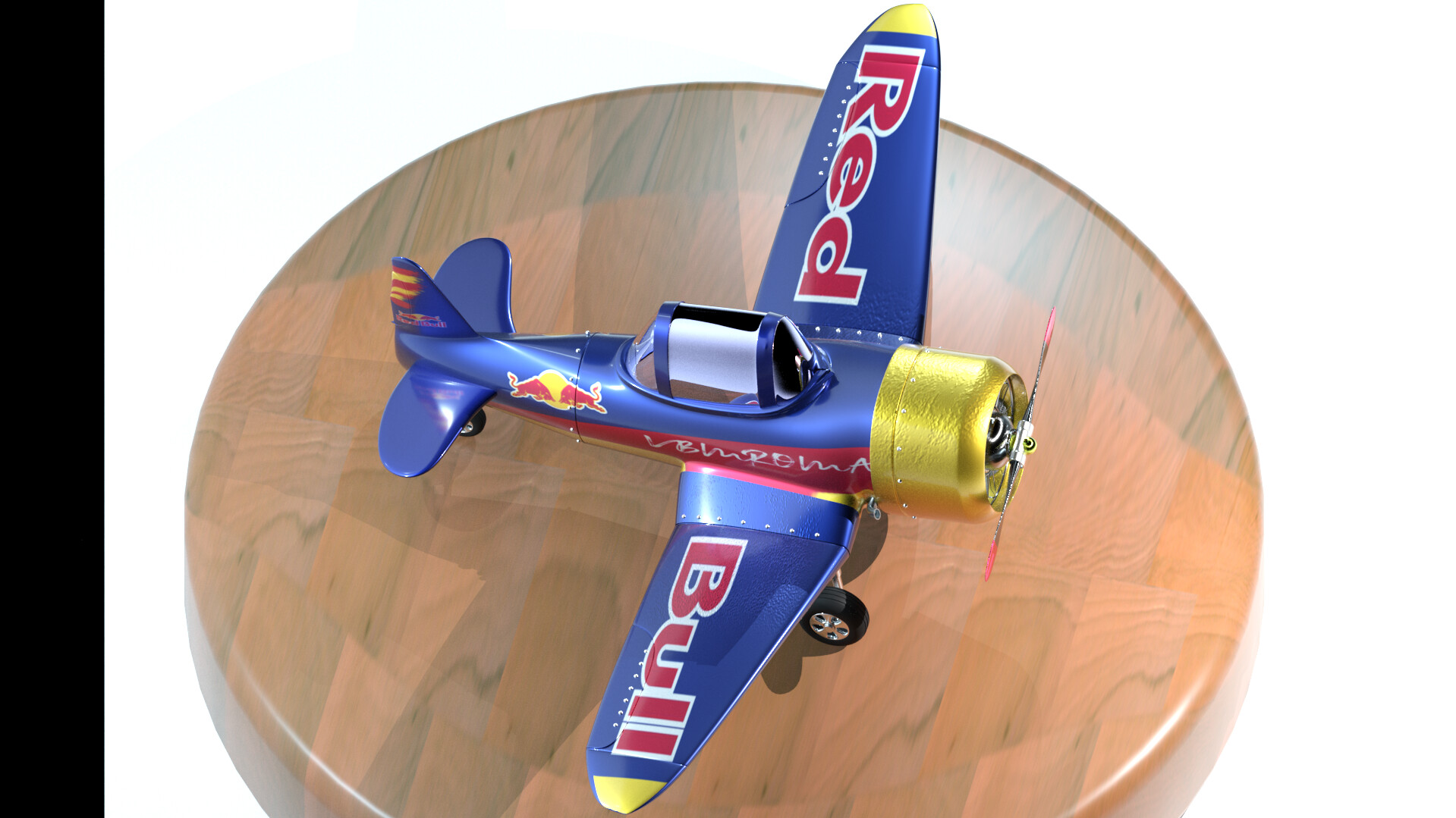 ArtStation - Red Bull Airplane