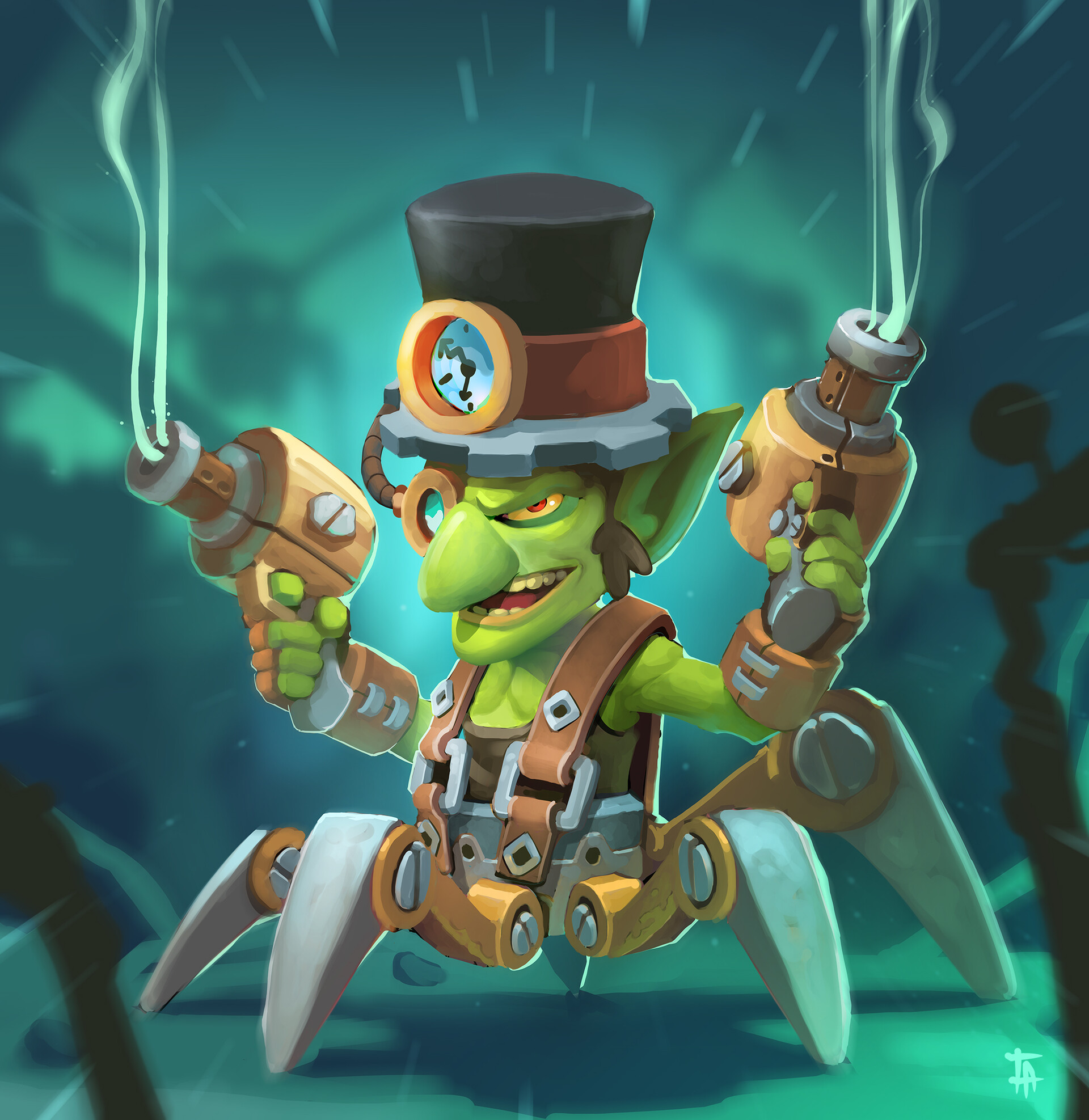 ArtStation - Goblin Engineer practice