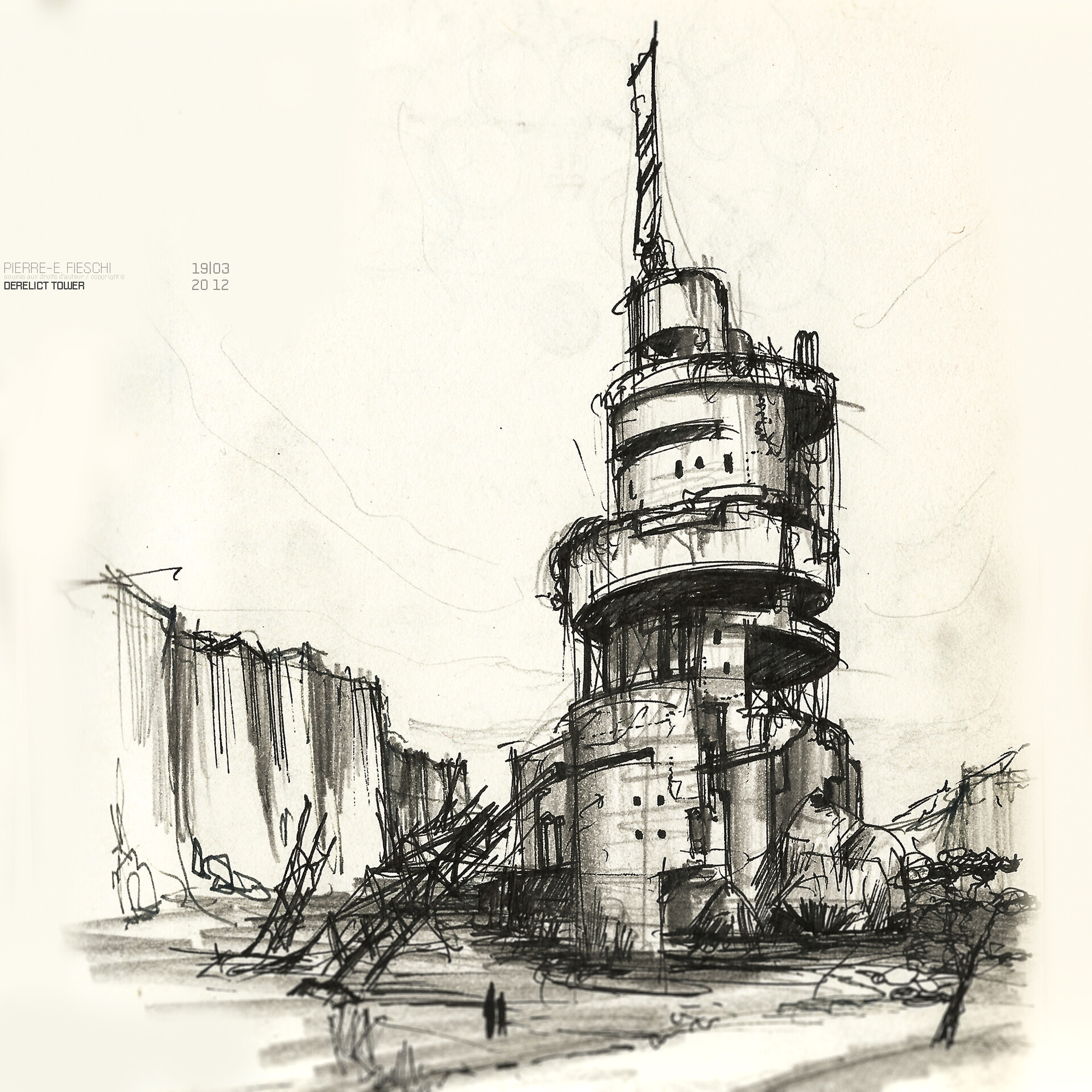 ArtStation - Derelict Tower