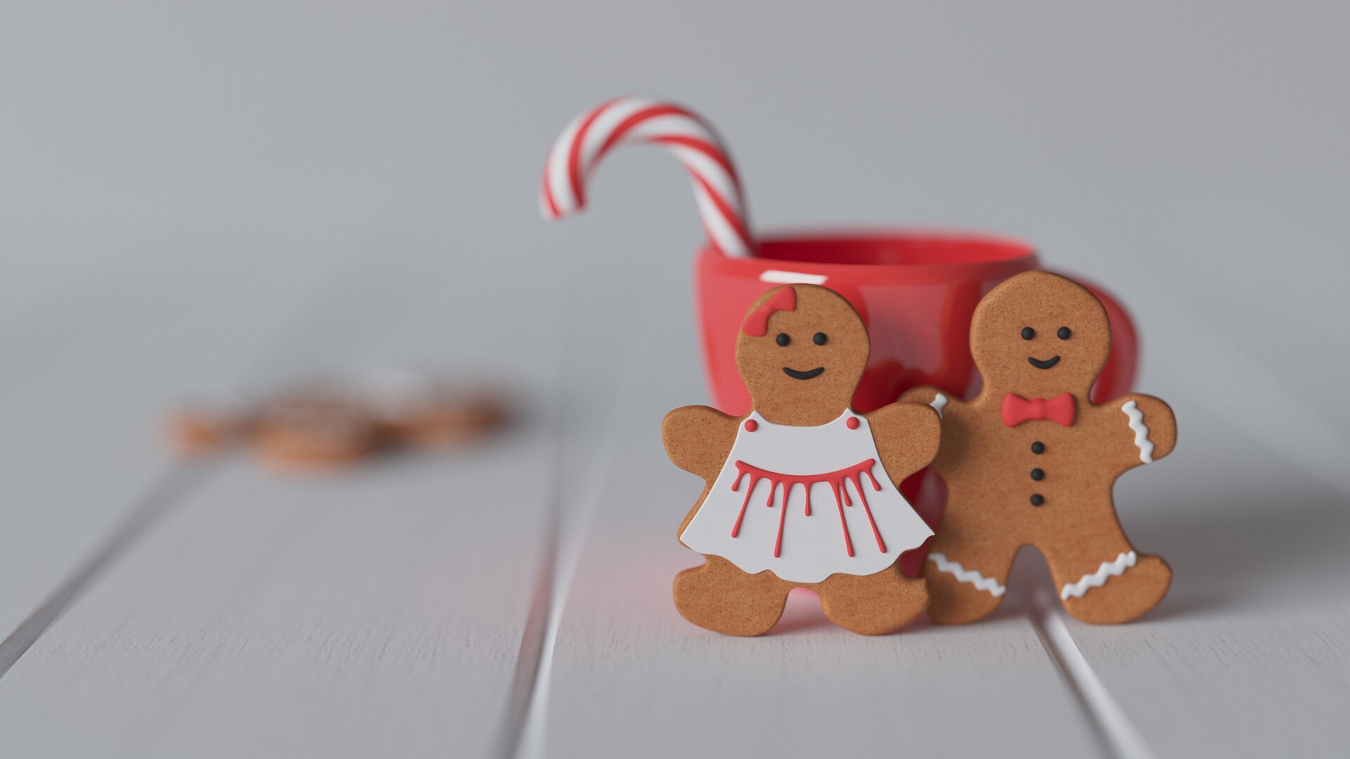 ArtStation - [3ds Max] Gingerbread People