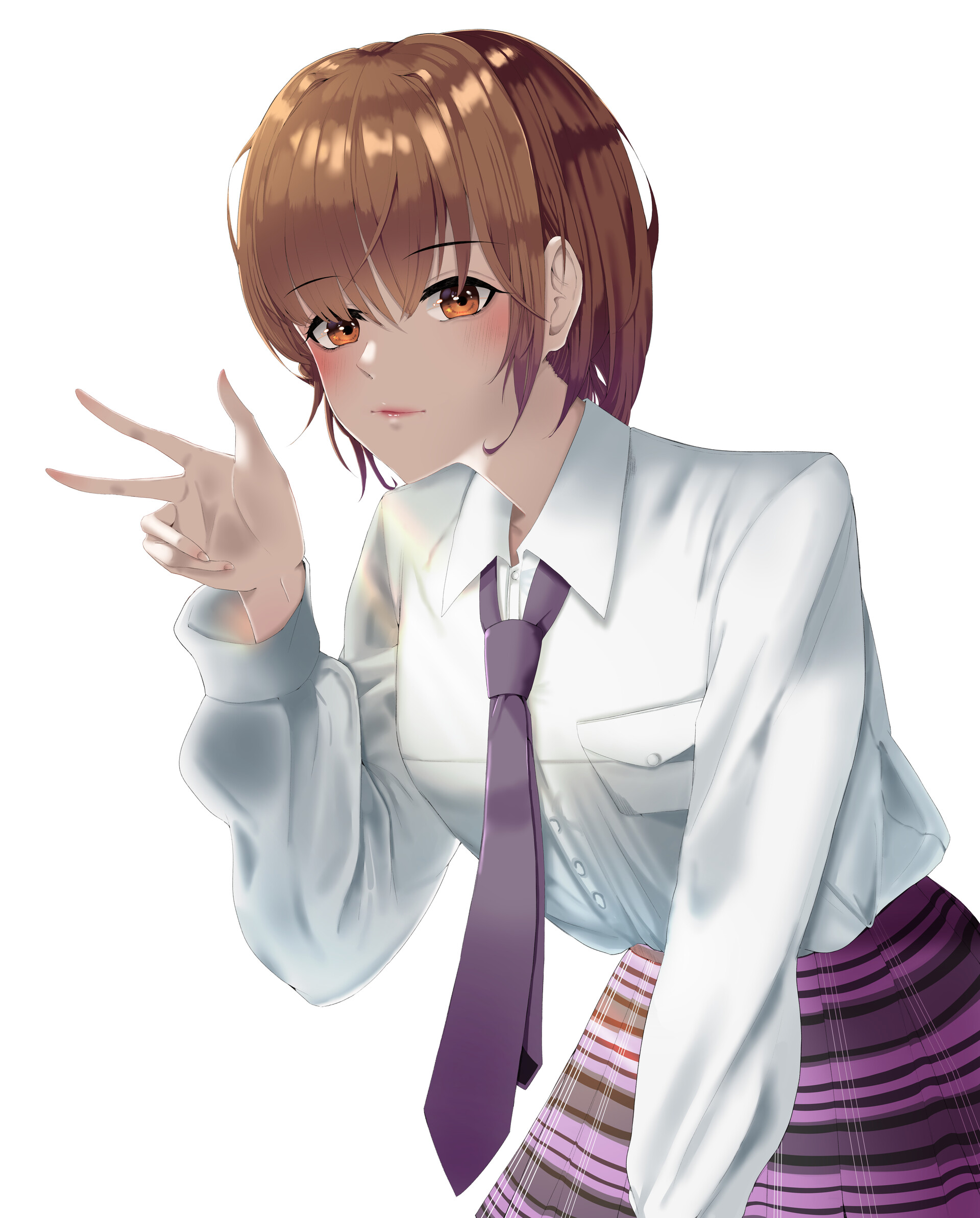 ArtStation - school uniform
