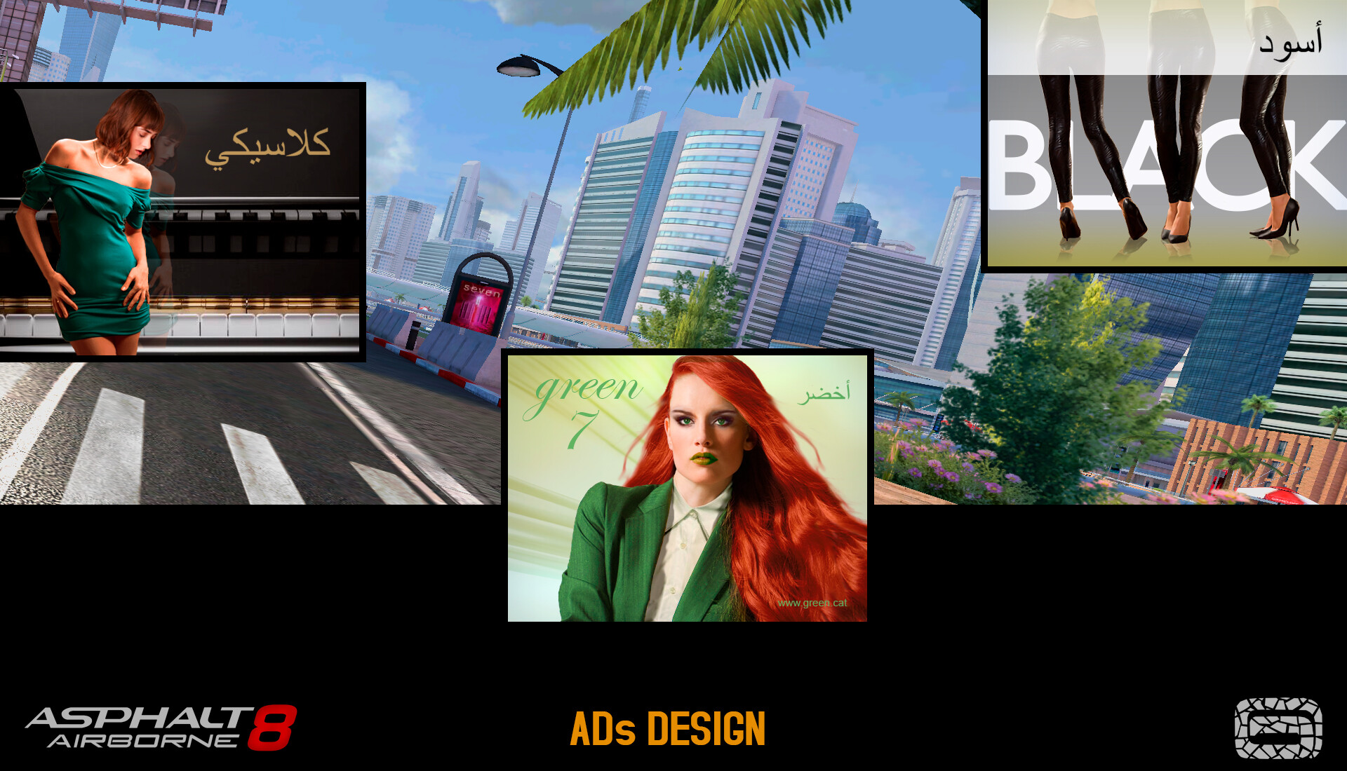 Toni López Yeste - ASPHALT 8 AIRBONE Advertisement Designs from Dubai ...