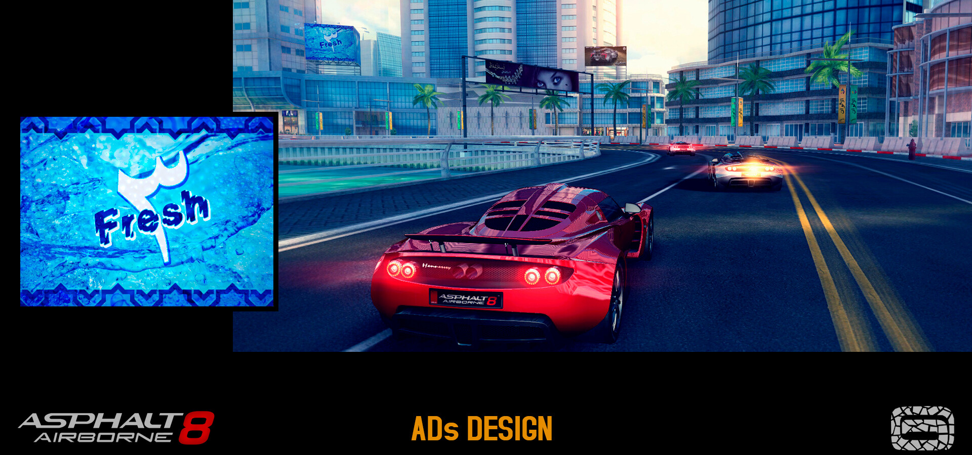 Toni López Yeste - ASPHALT 8 AIRBONE Advertisement Designs from Dubai ...