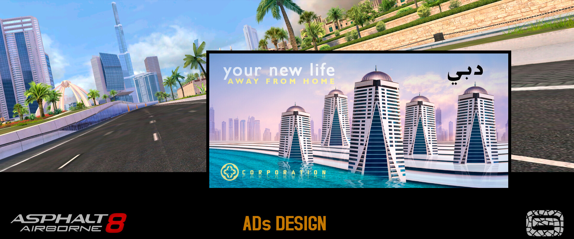 Toni López Yeste - ASPHALT 8 AIRBONE Advertisement Designs from Dubai ...