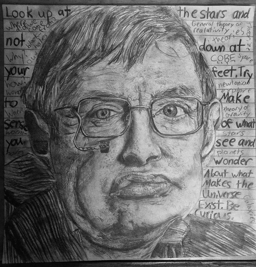 ArtStation - Stephen Hawking