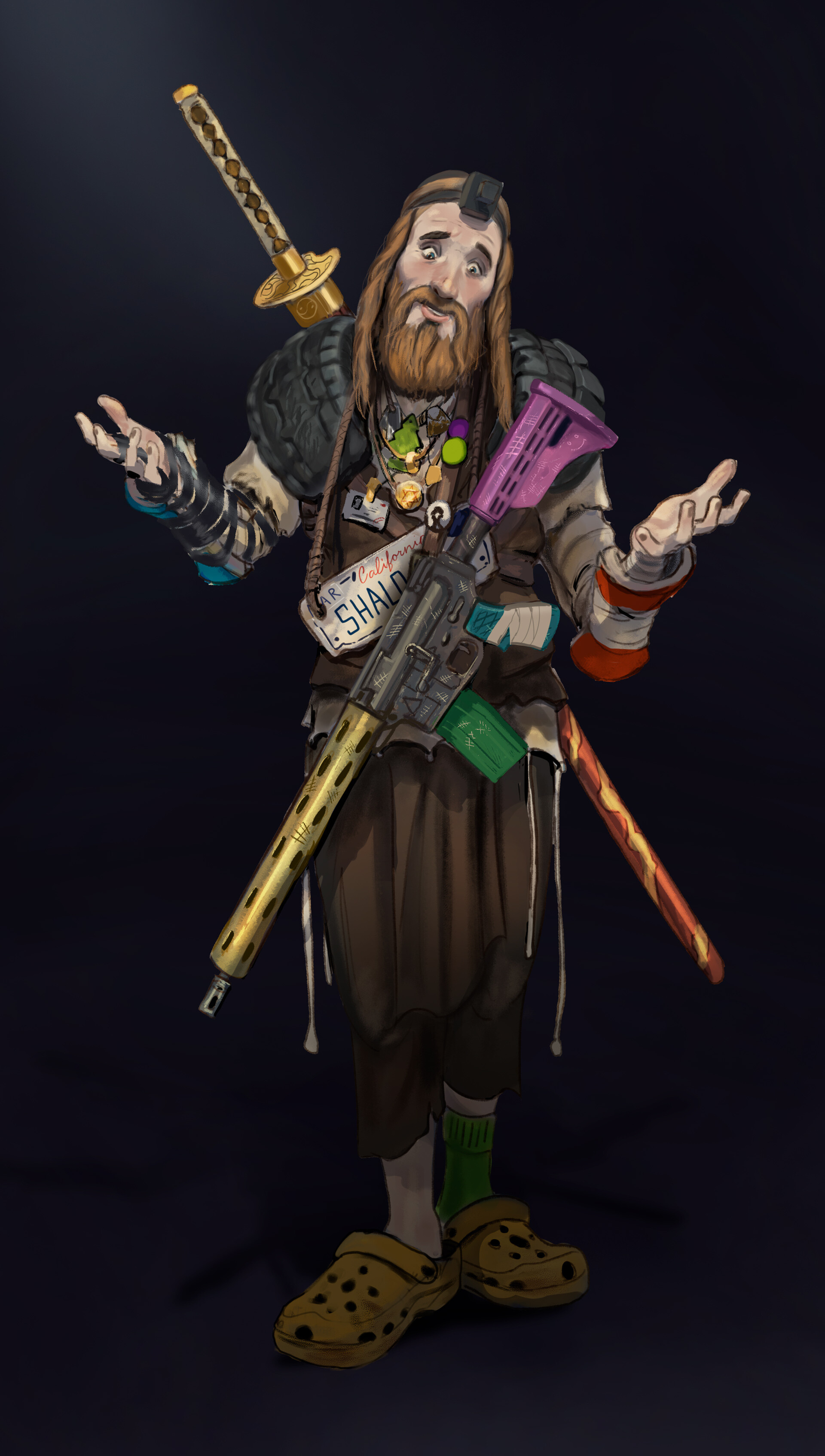 ArtStation - Rabbi the Zombie Slayer