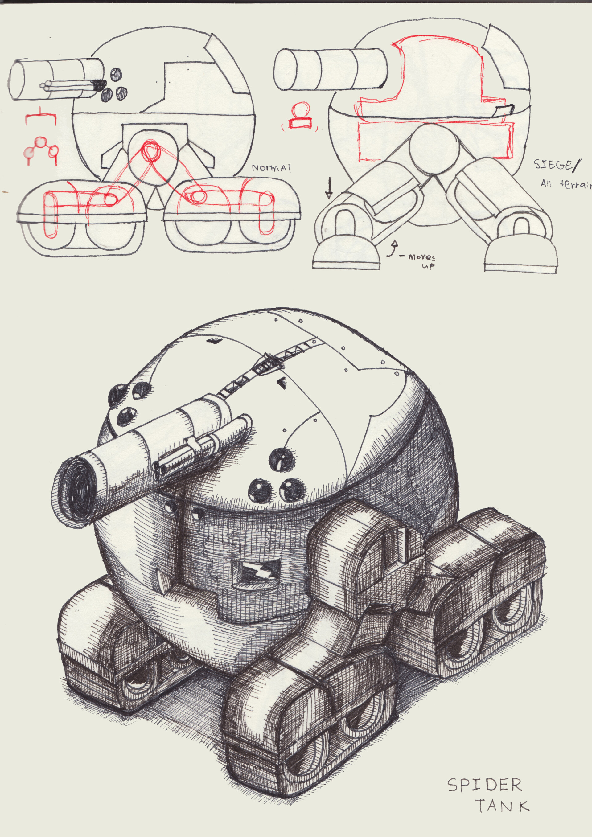ArtStation - Episode 08 Spider Tank
