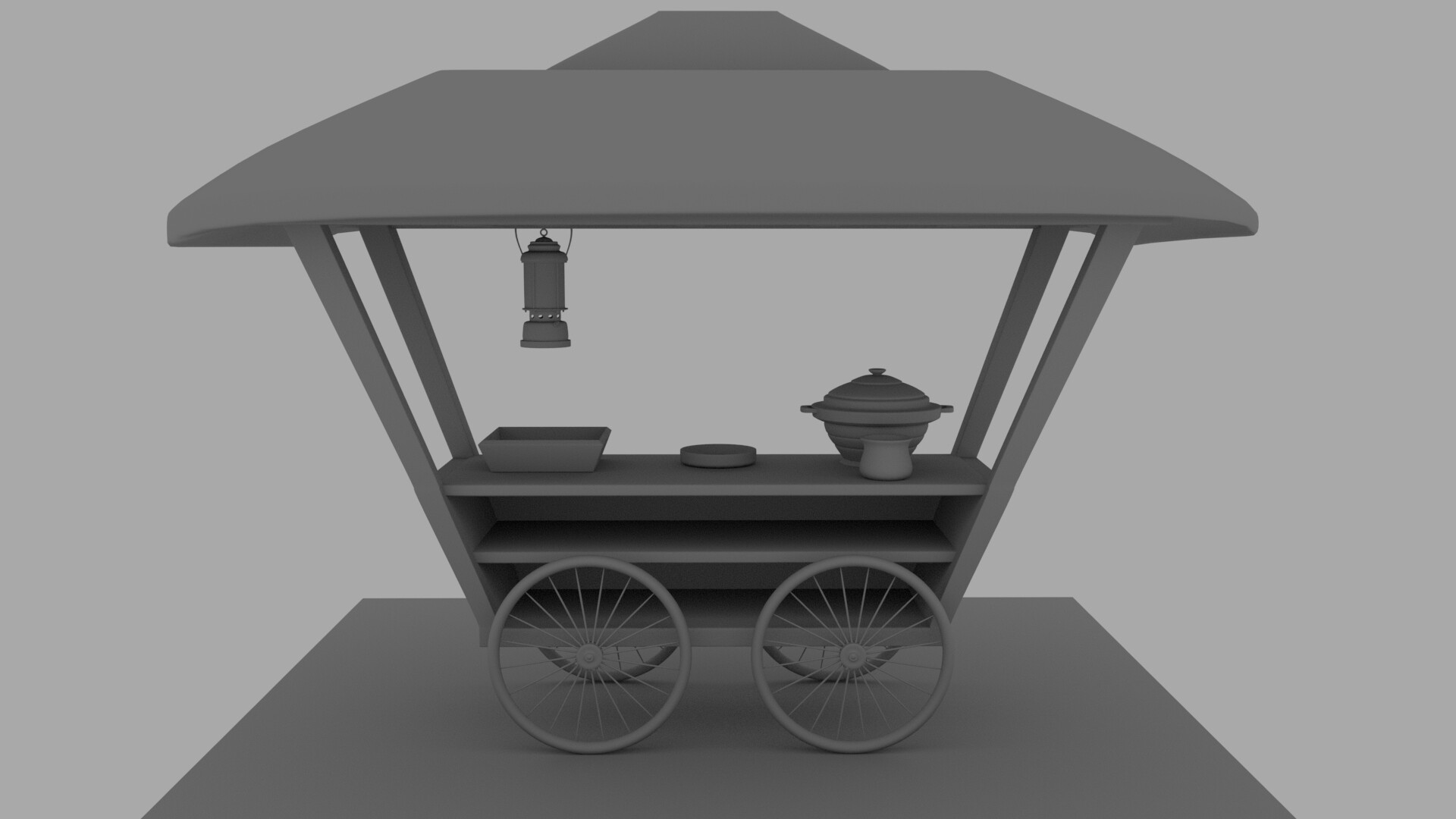 ArtStation - street cycle cart