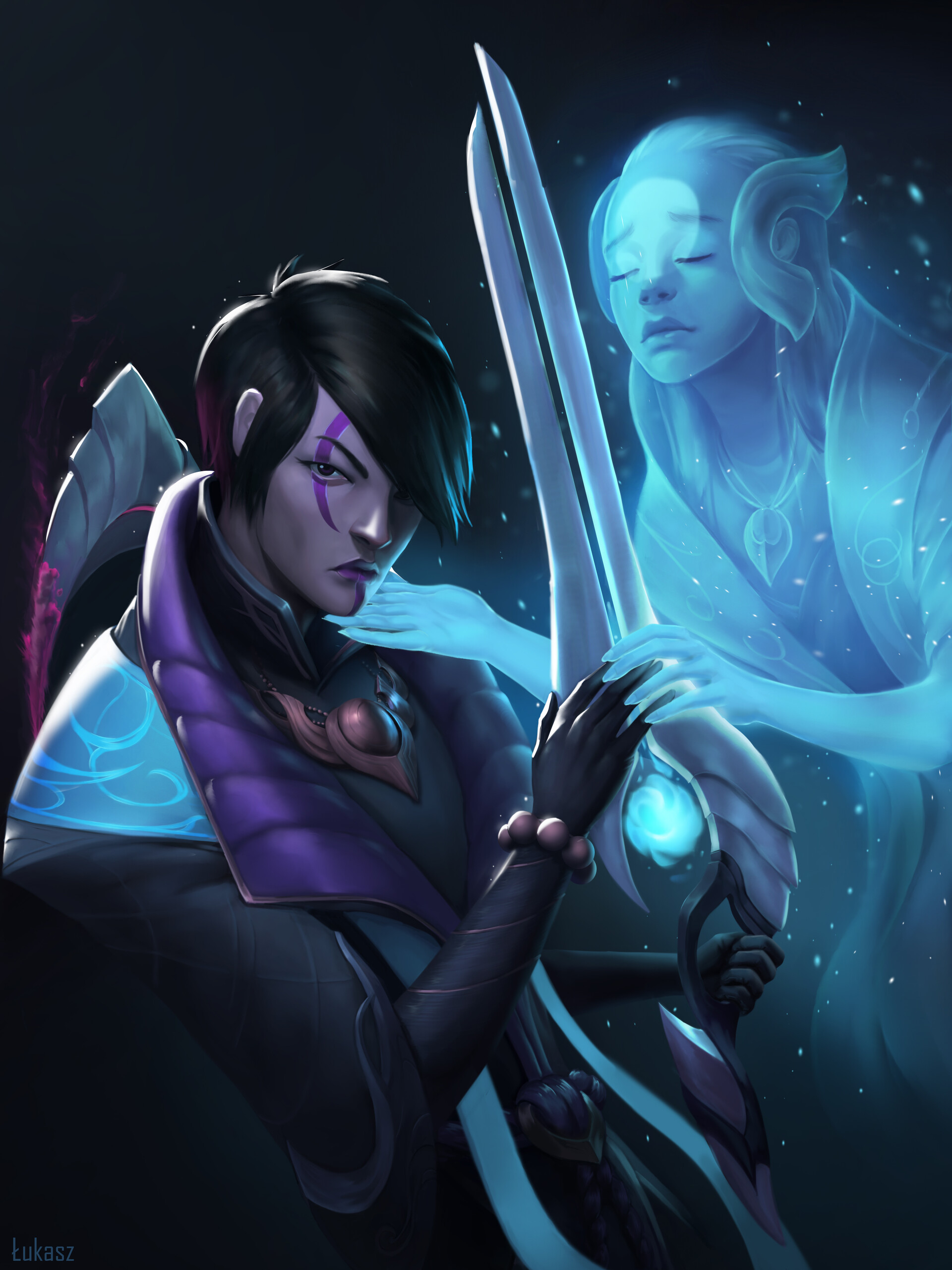 ArtStation - Aphelios Fanart