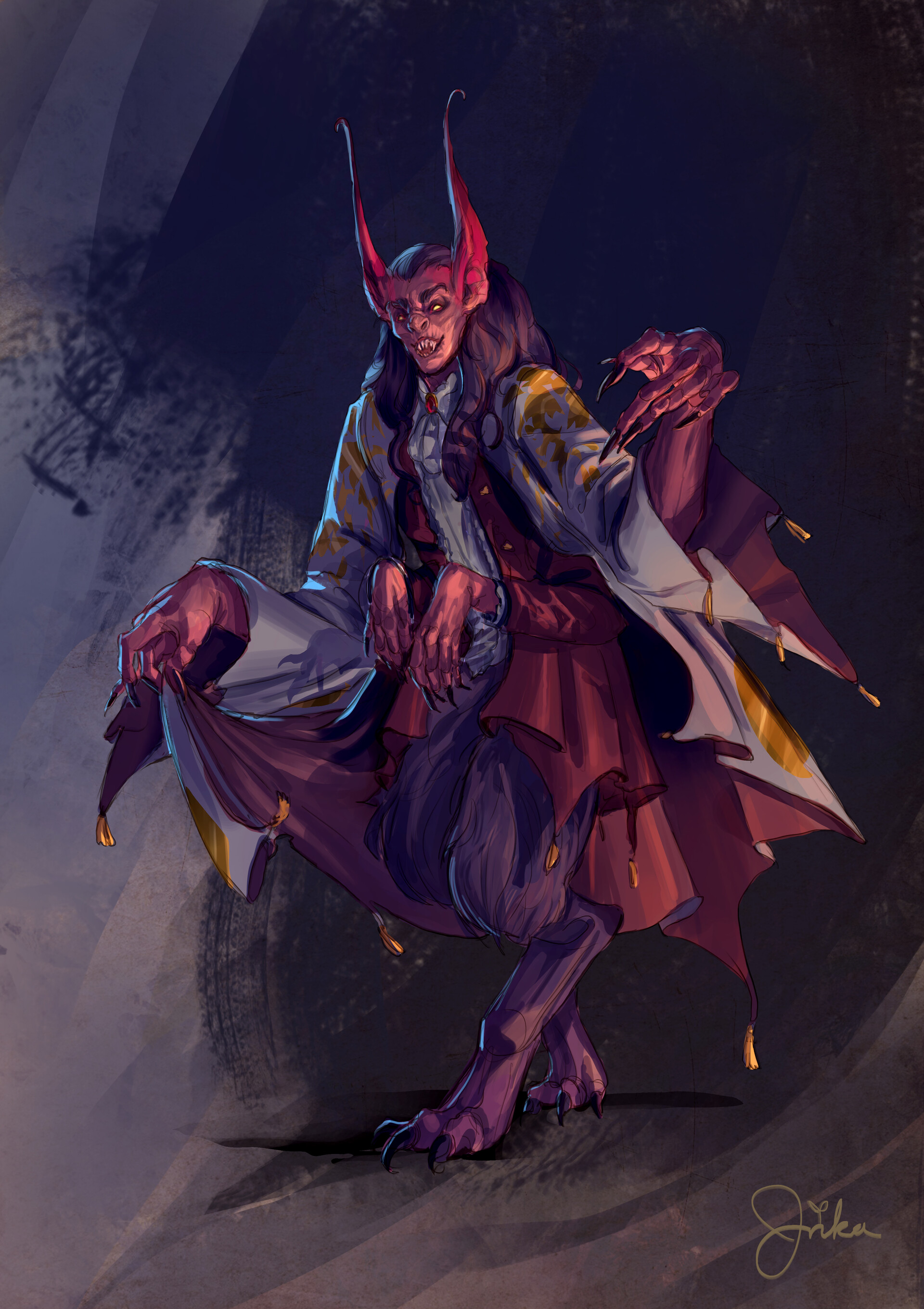 Fine Fellow by Inka Schulz : r/characterart