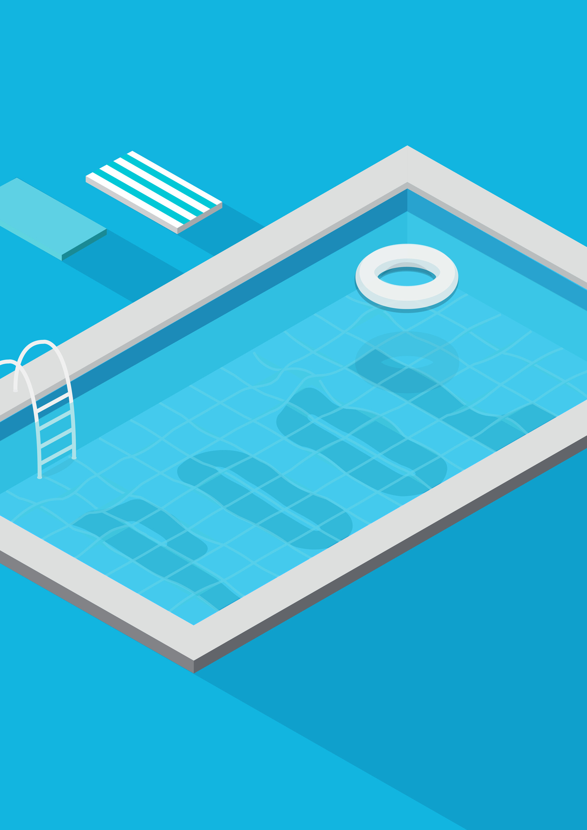 ArtStation - Pool - isometric illustration