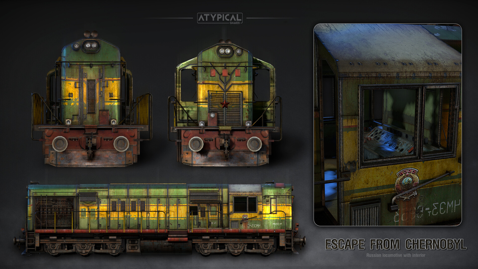 ArtStation - russian locomotive