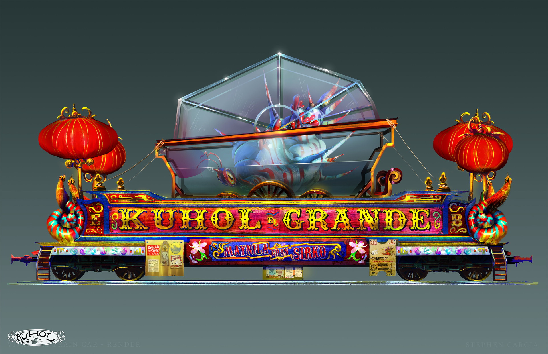 ArtStation - Kuhol: Train Car