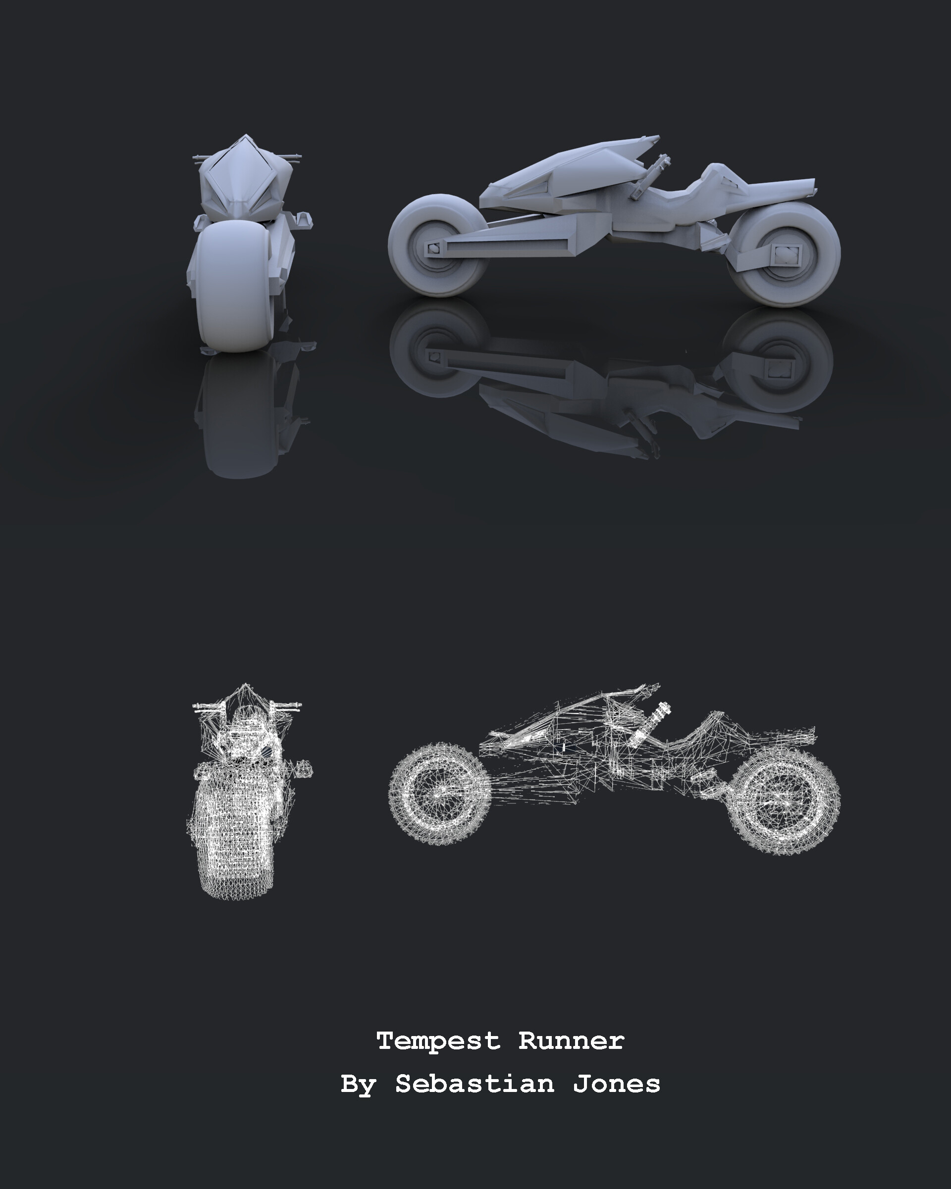 ArtStation - Tempest Runner Motorbike Concept