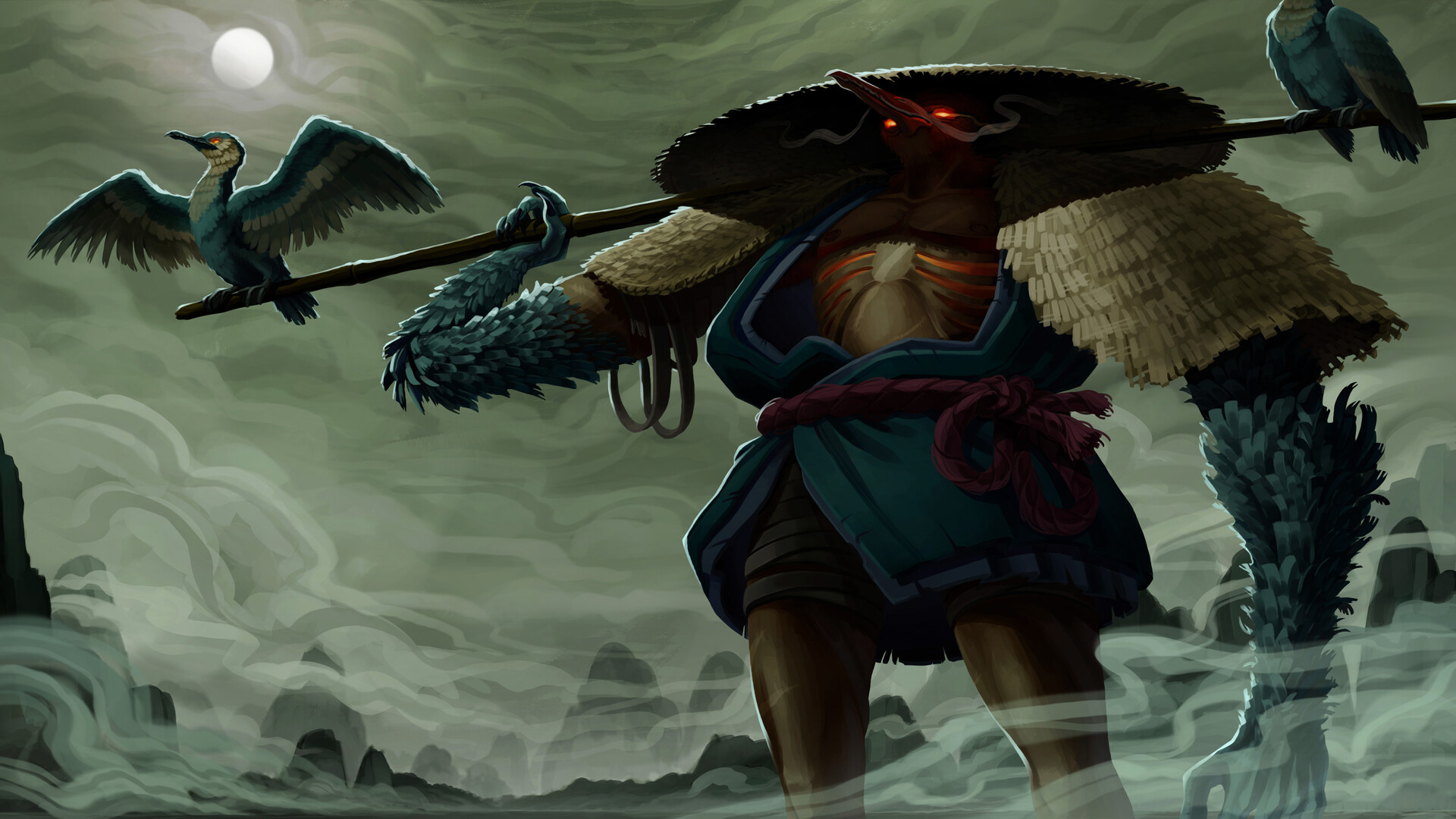 ArtStation - The Cursed fisherman