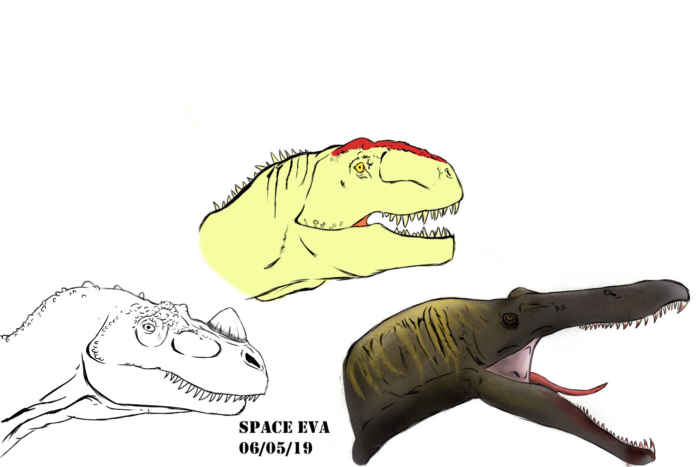 ArtStation - Dinosaur study