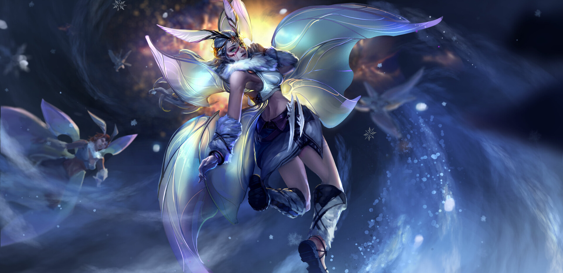 ArtStation - poodle moth ——Winter fairy