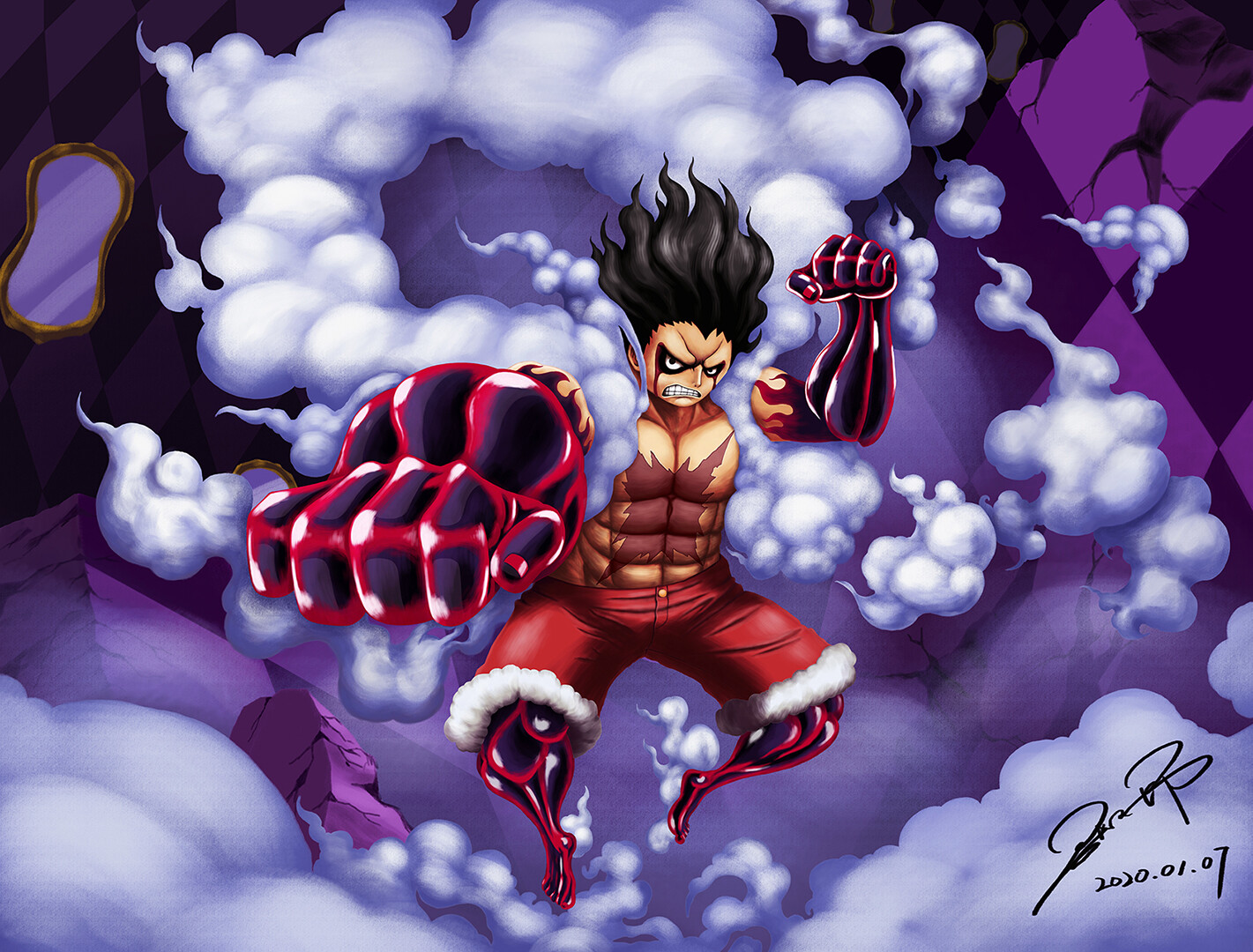 ArtStation - Luffy fanart