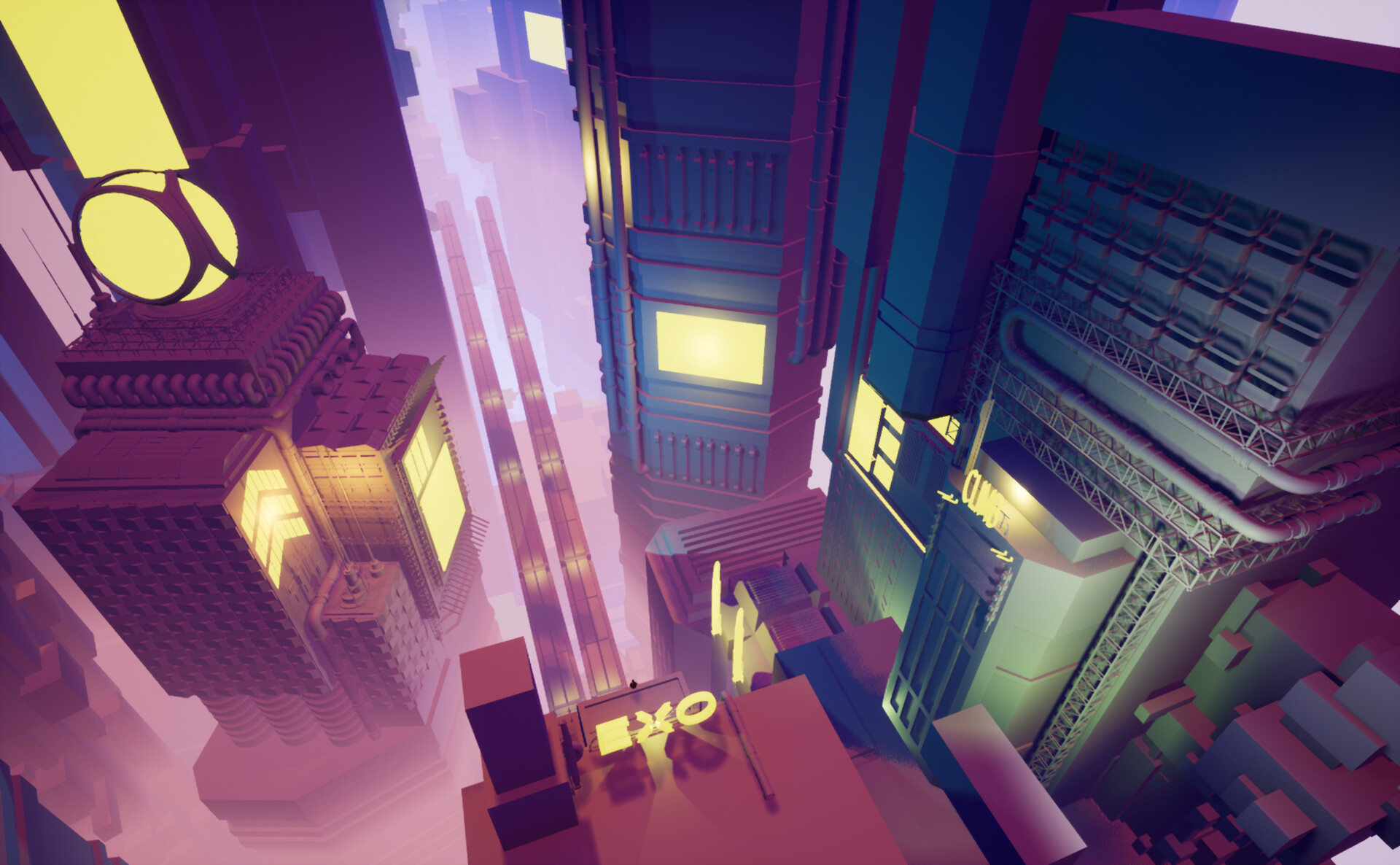 Markus Storeide - Cyberpunk Environments