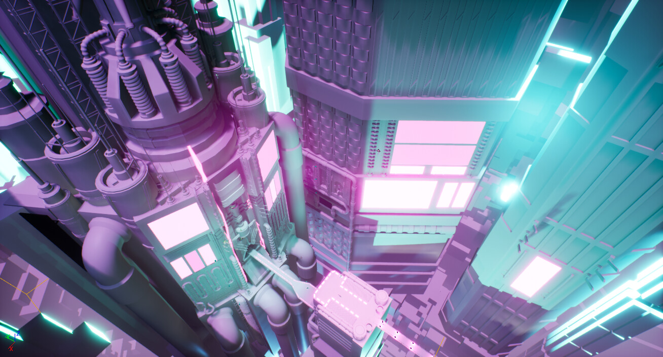 Markus Storeide - Cyberpunk Environments