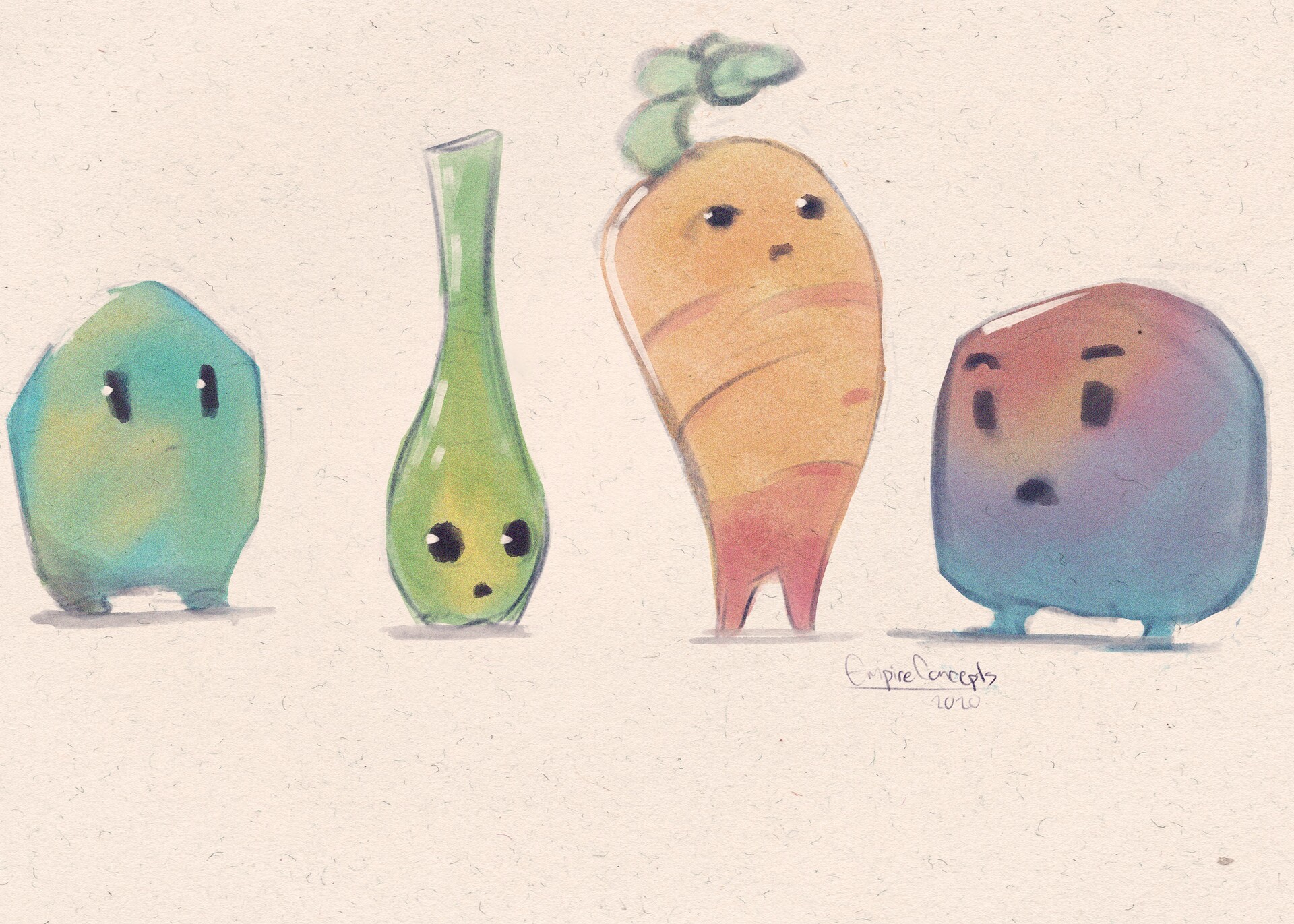 ArtStation - Experiments in Procreate