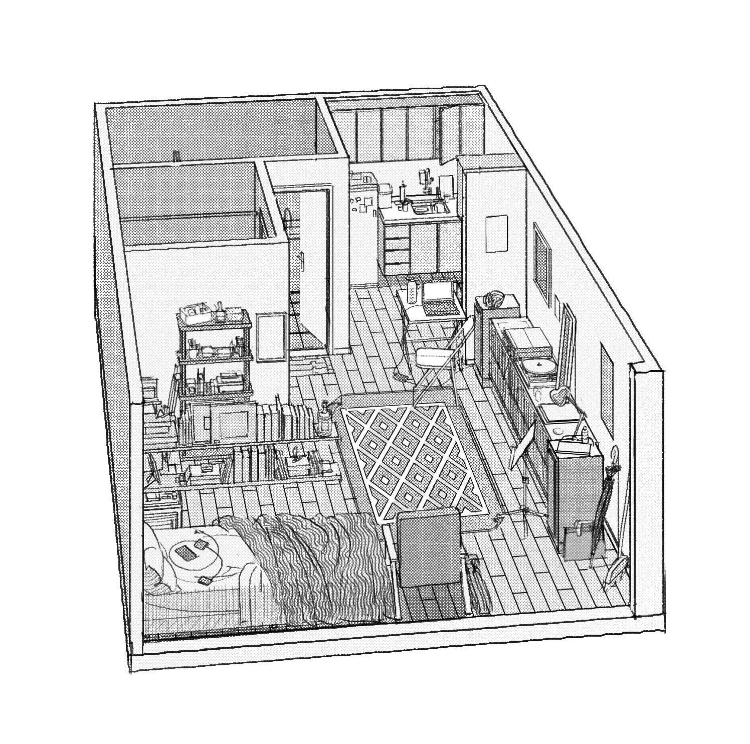 ArtStation - Environment designs for a comic
