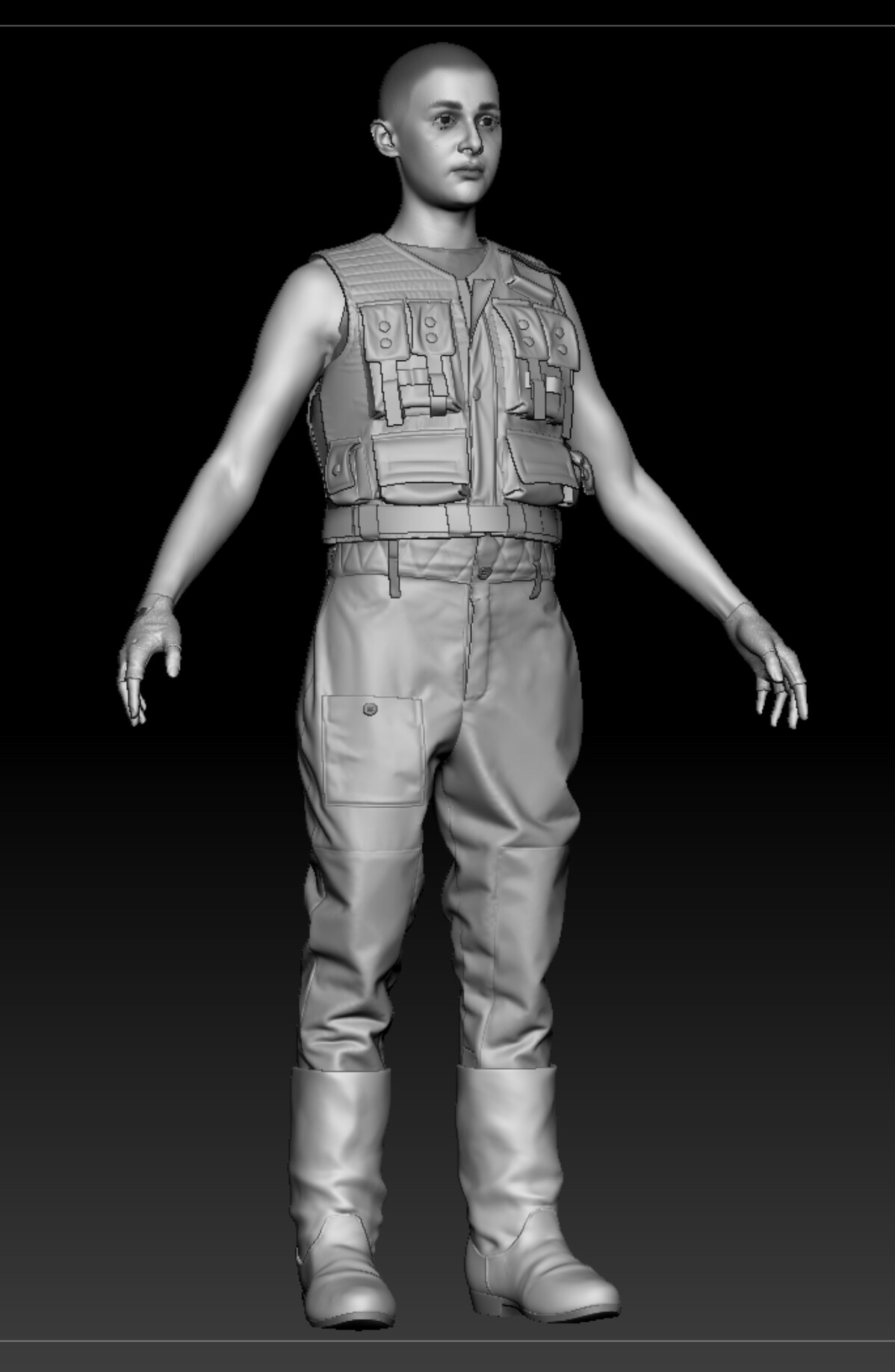 Liz Edwards - Character Artist - STALKER Fan Art - WIP