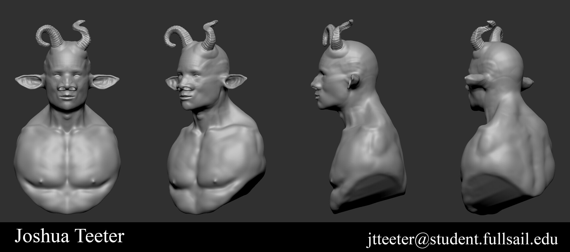 ArtStation - Woodland Creature Bust