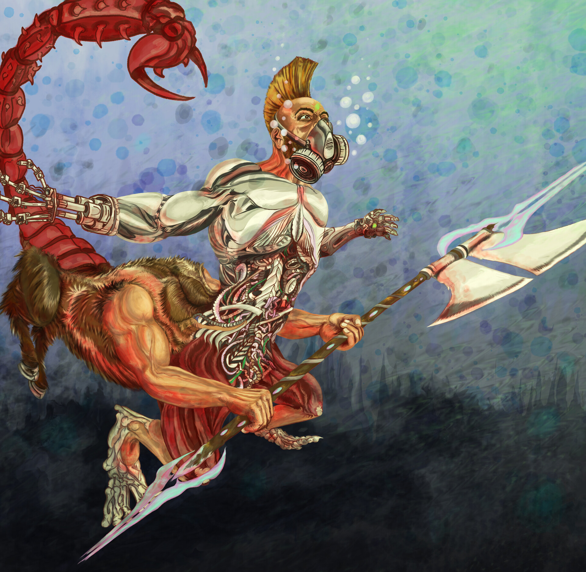 ArtStation - Undersea Alien War Dude