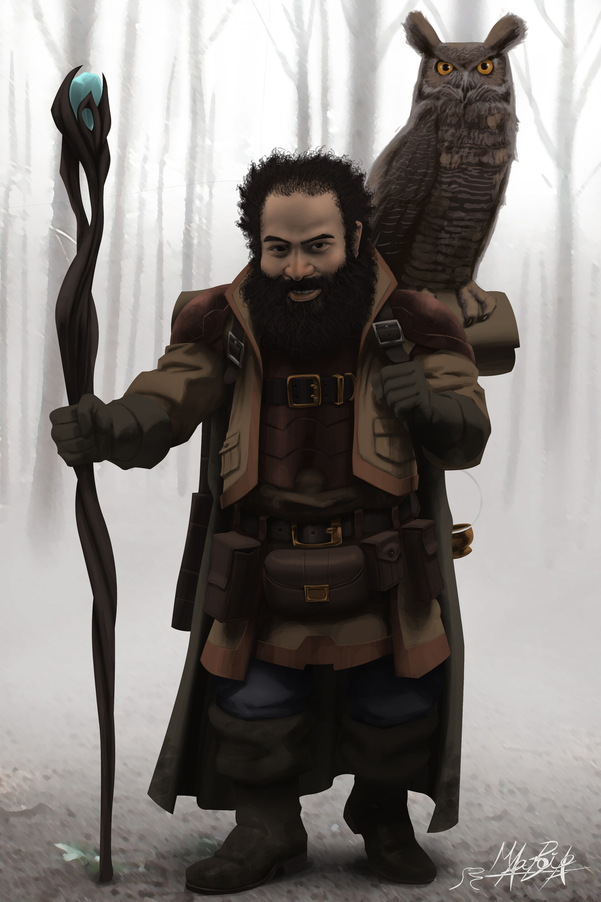 ArtStation - Dwarf Druid