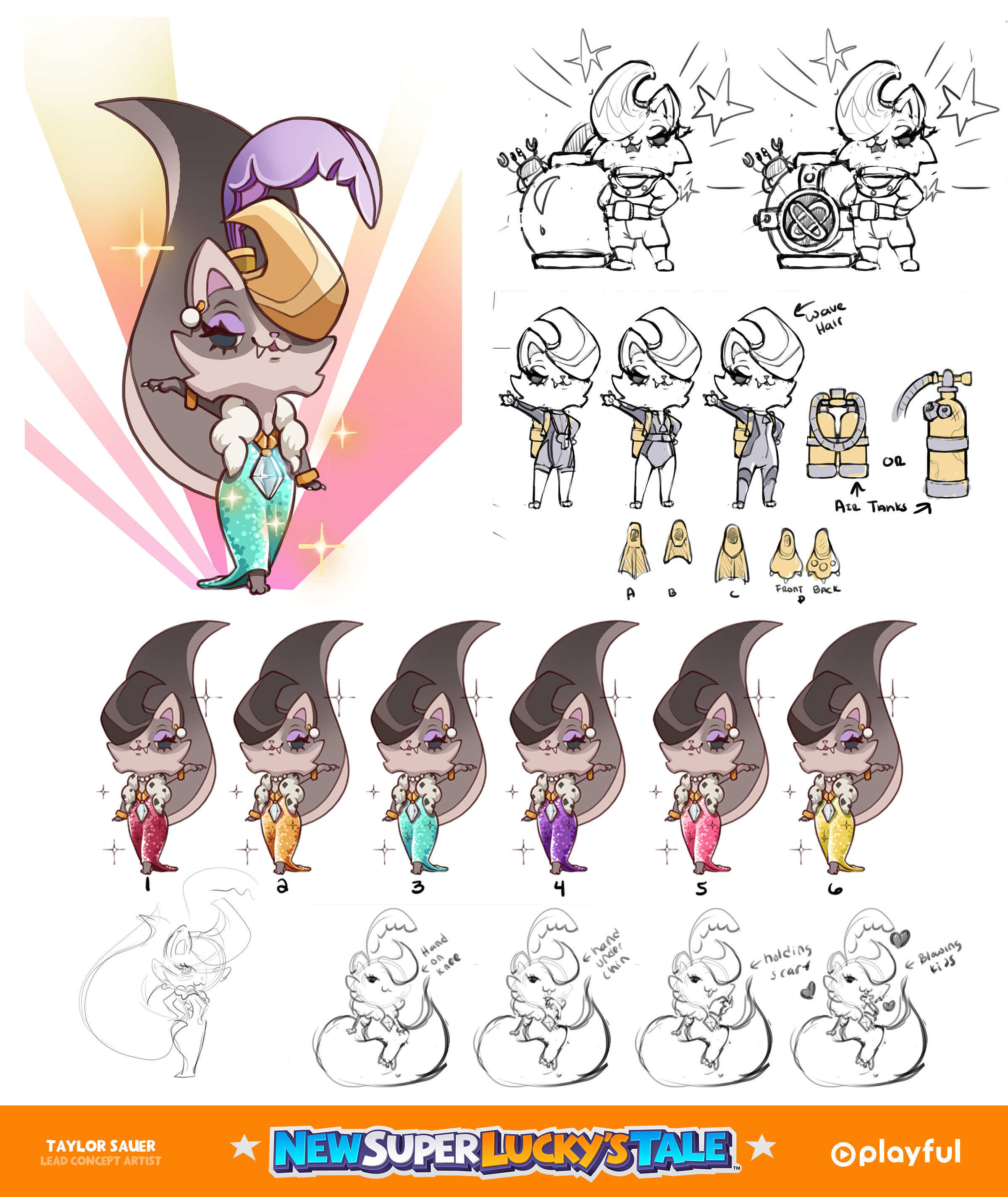 Taylor Sauer - New Super Luckys Tale Kitty Litter