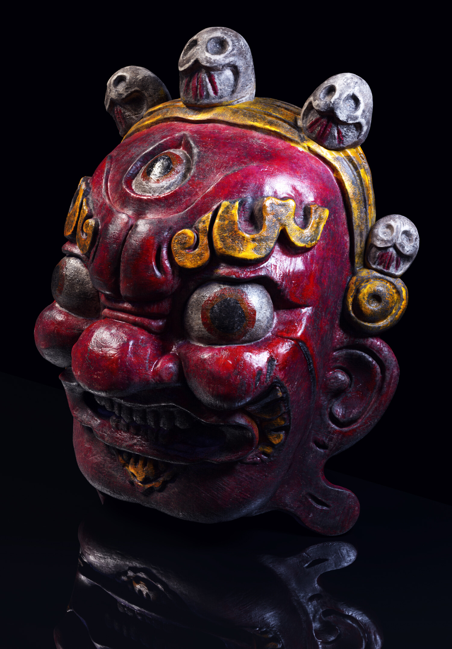 Chun Chun Yang - Tibetan Buddha Mask