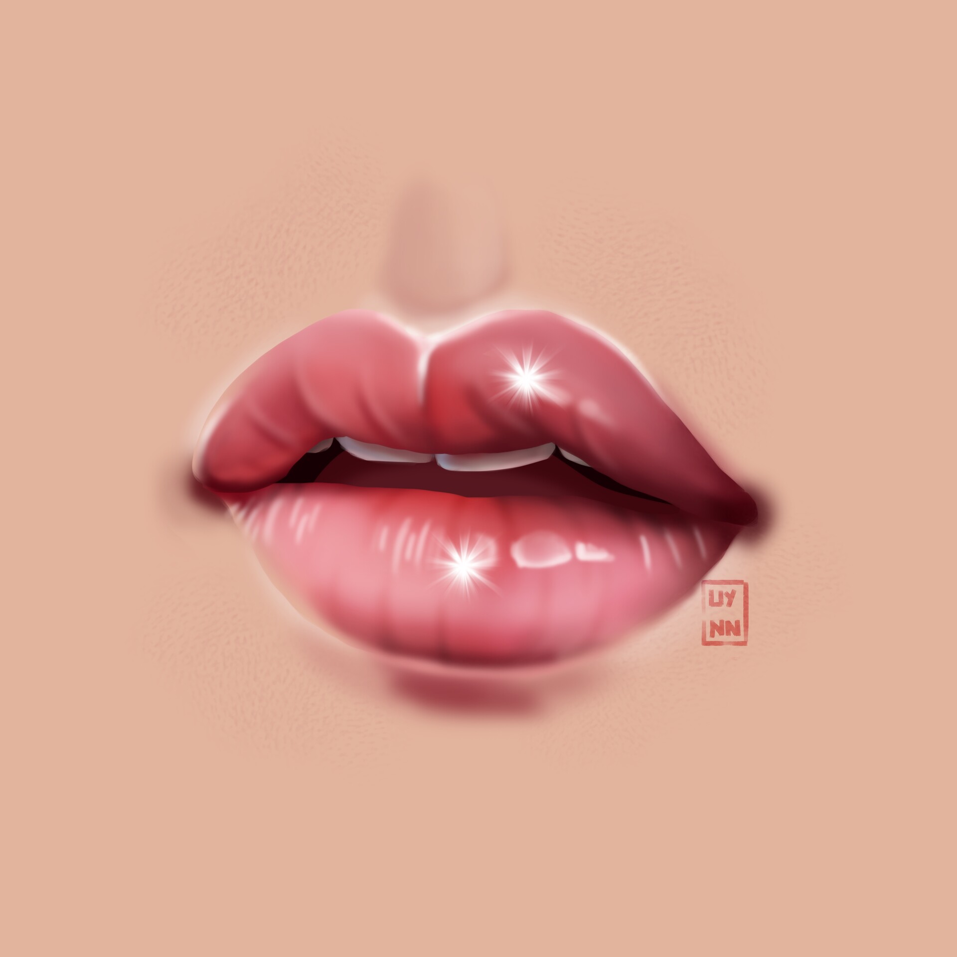 how to draw bts lips