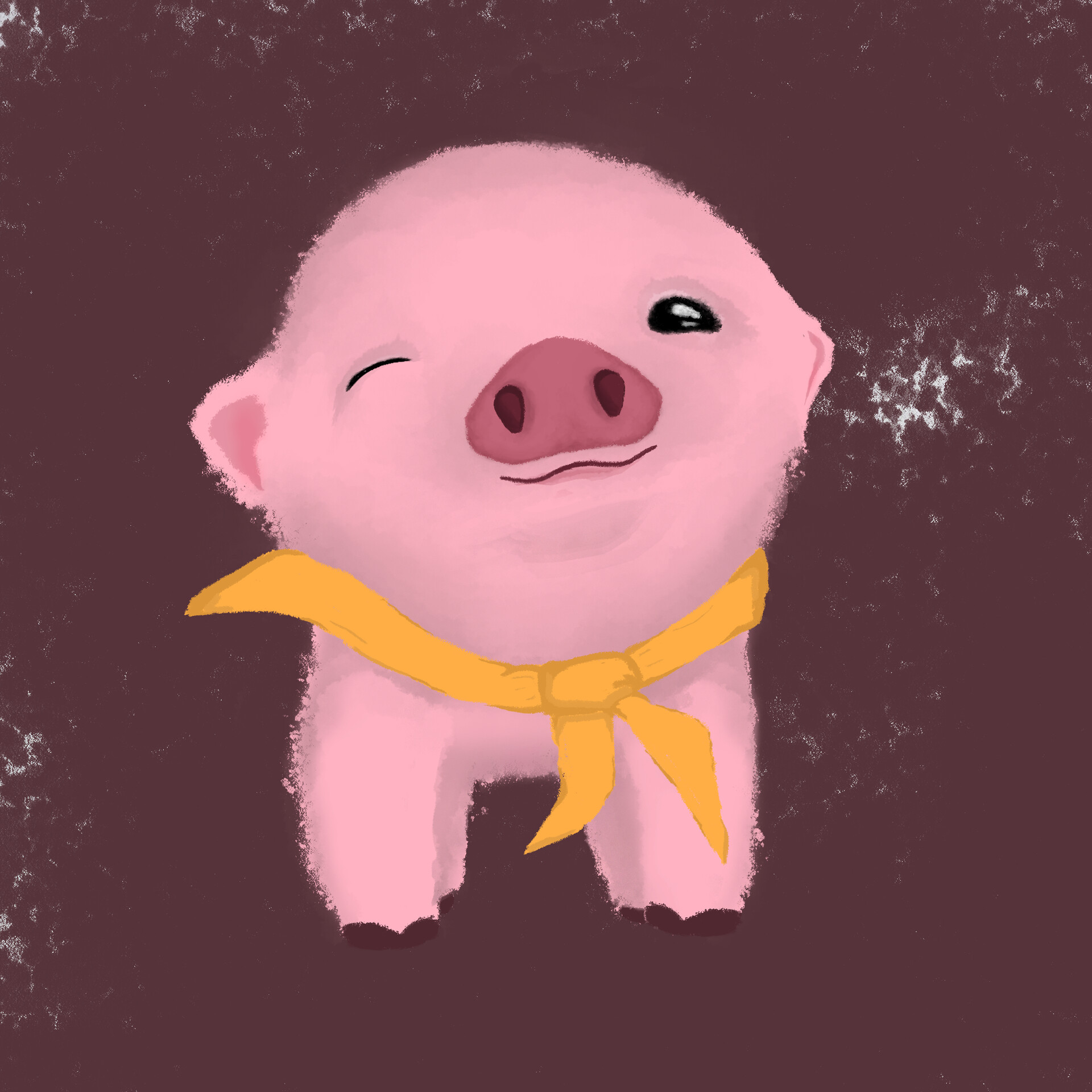 ArtStation - Cute piggy