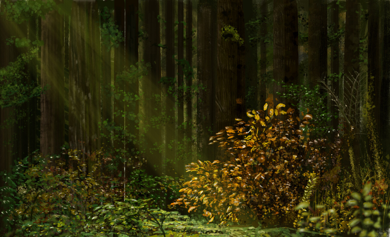 ArtStation - deep in forest