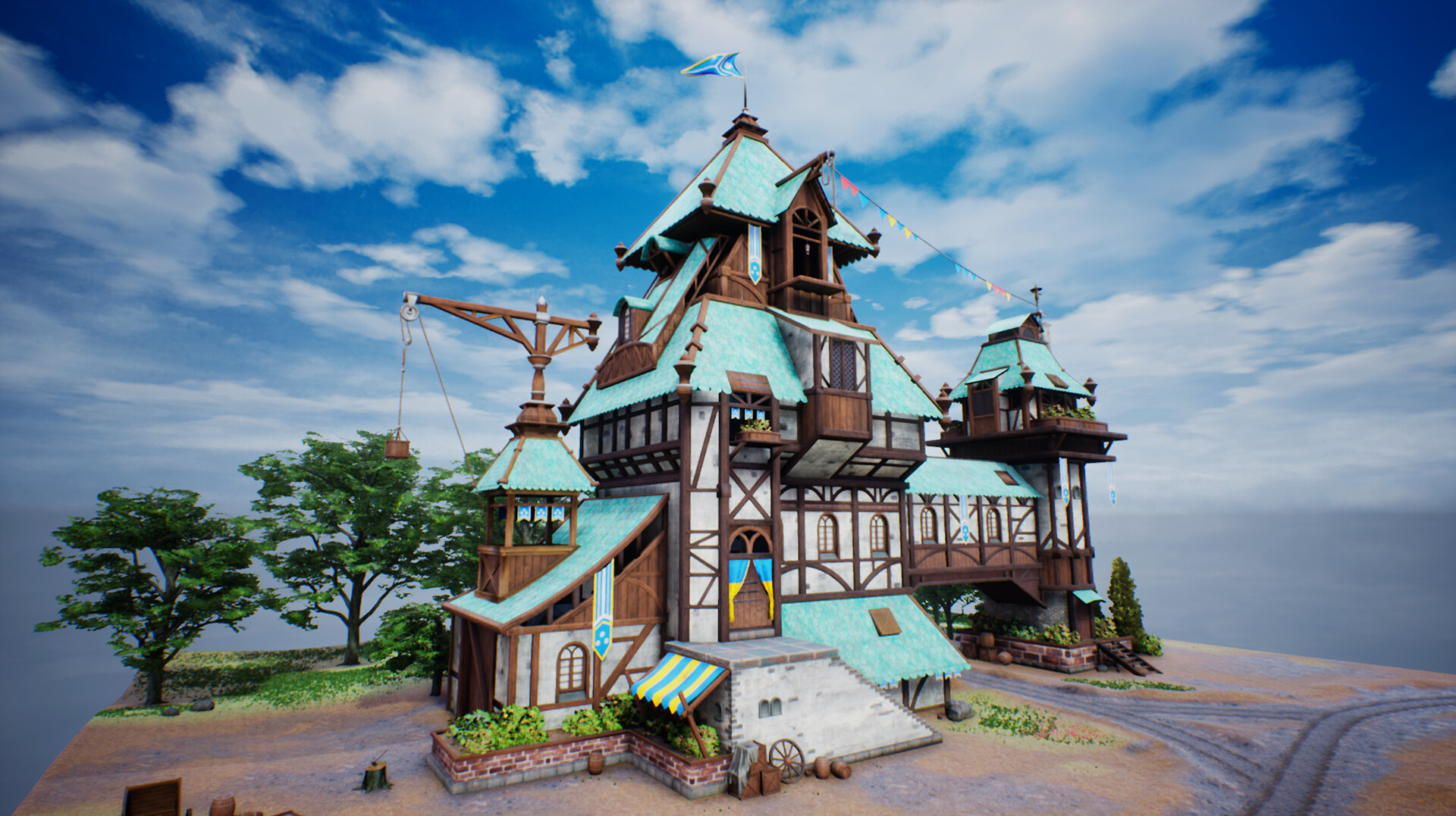 ArtStation - Fantasy style house 02