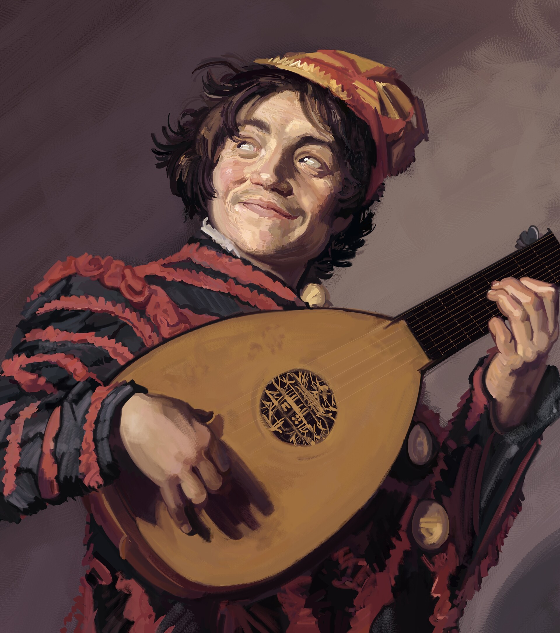 ArtStation - Frans Hals study painting