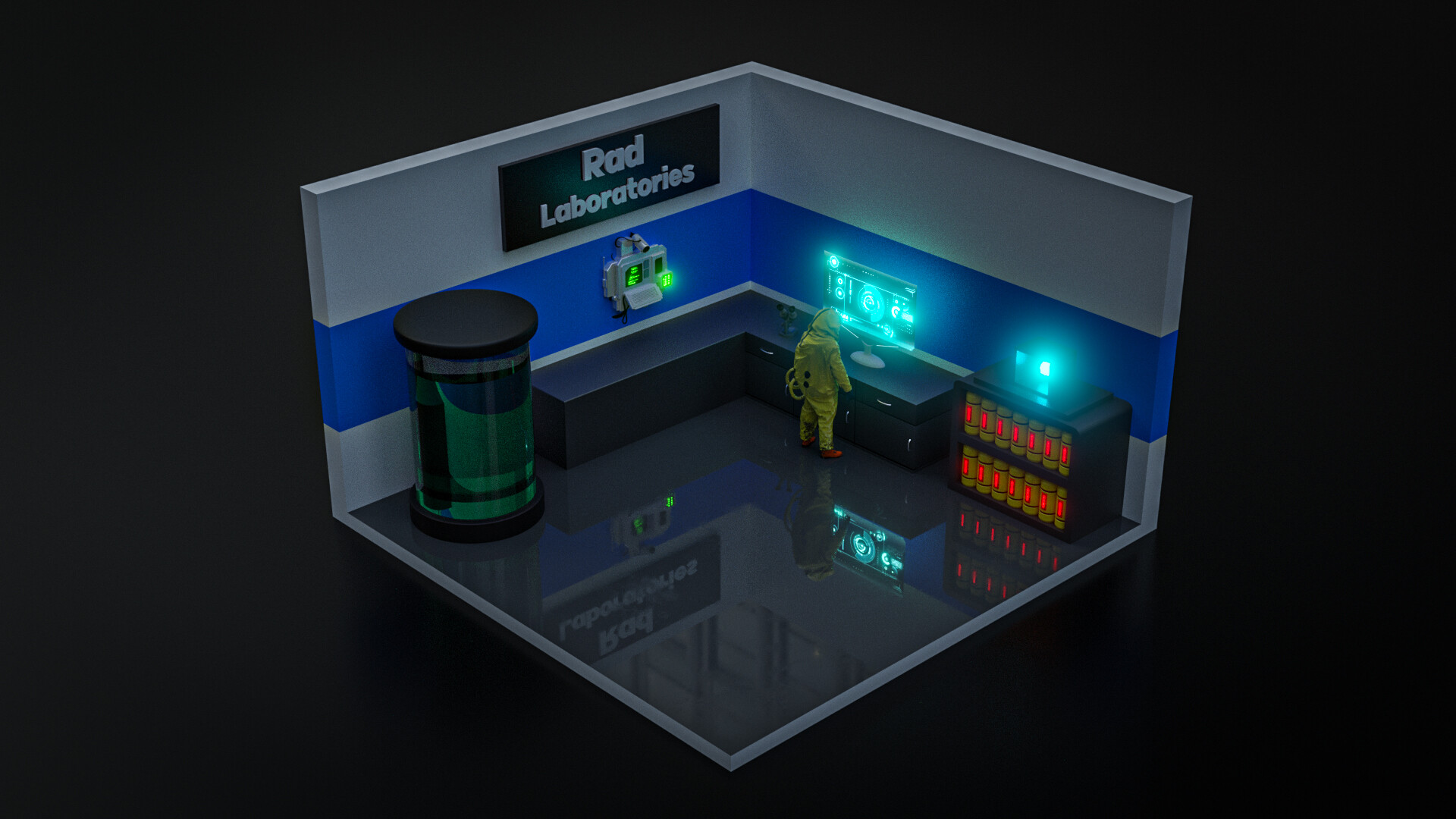 ArtStation - Lab Room