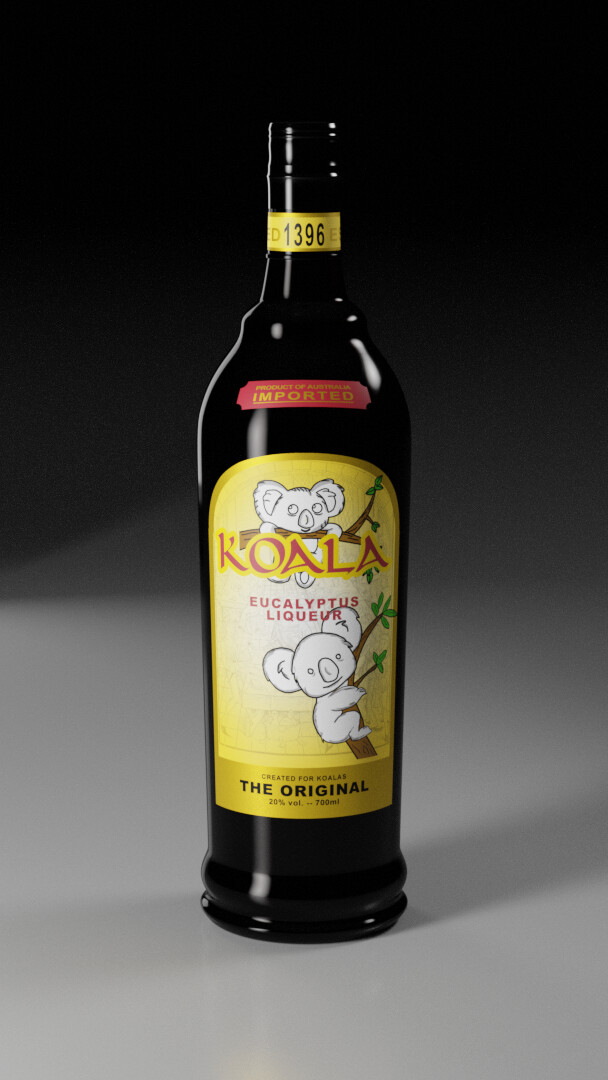 ArtStation - Liquor Bottles