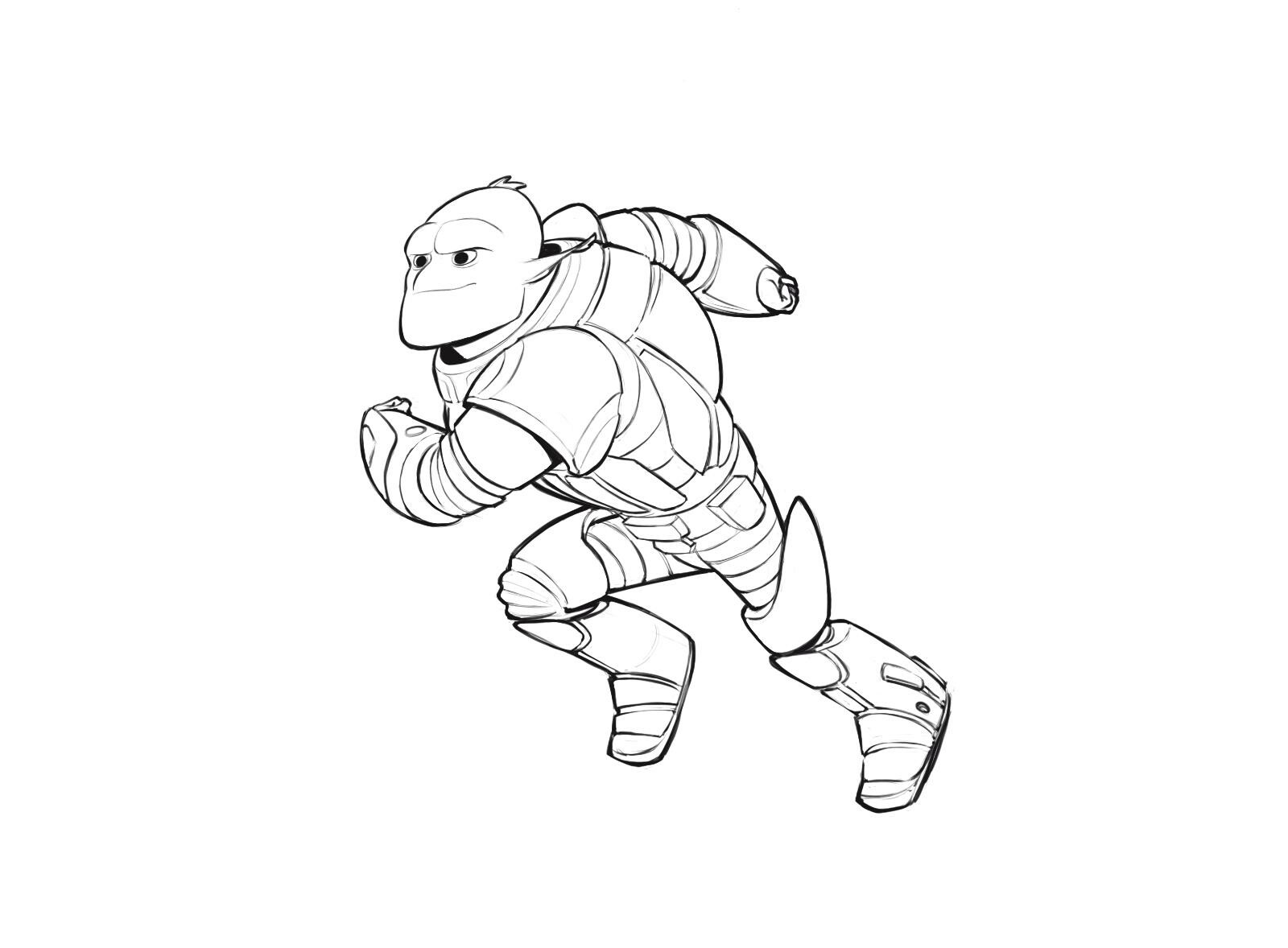 escape from planet earth coloring pages