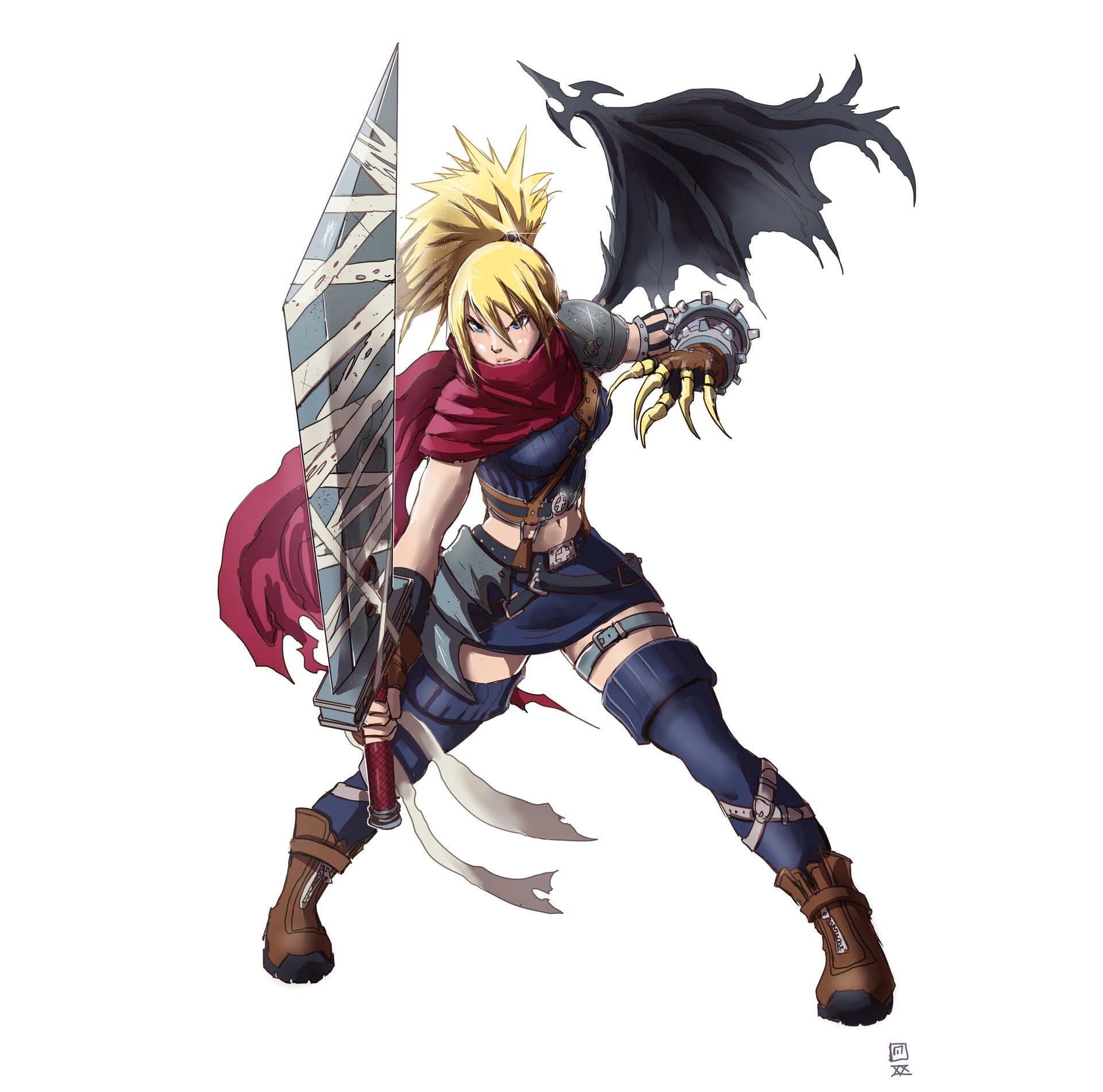 ArtStation - SSB - CLOUD GENDERBEND - Alternative Skins 03