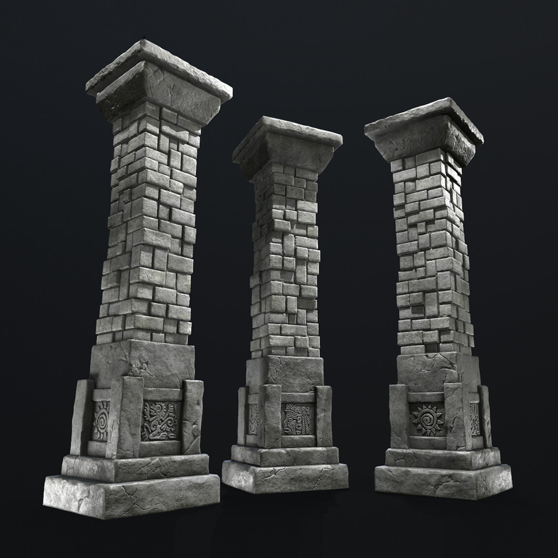 ArtStation - Old Ethnic Column