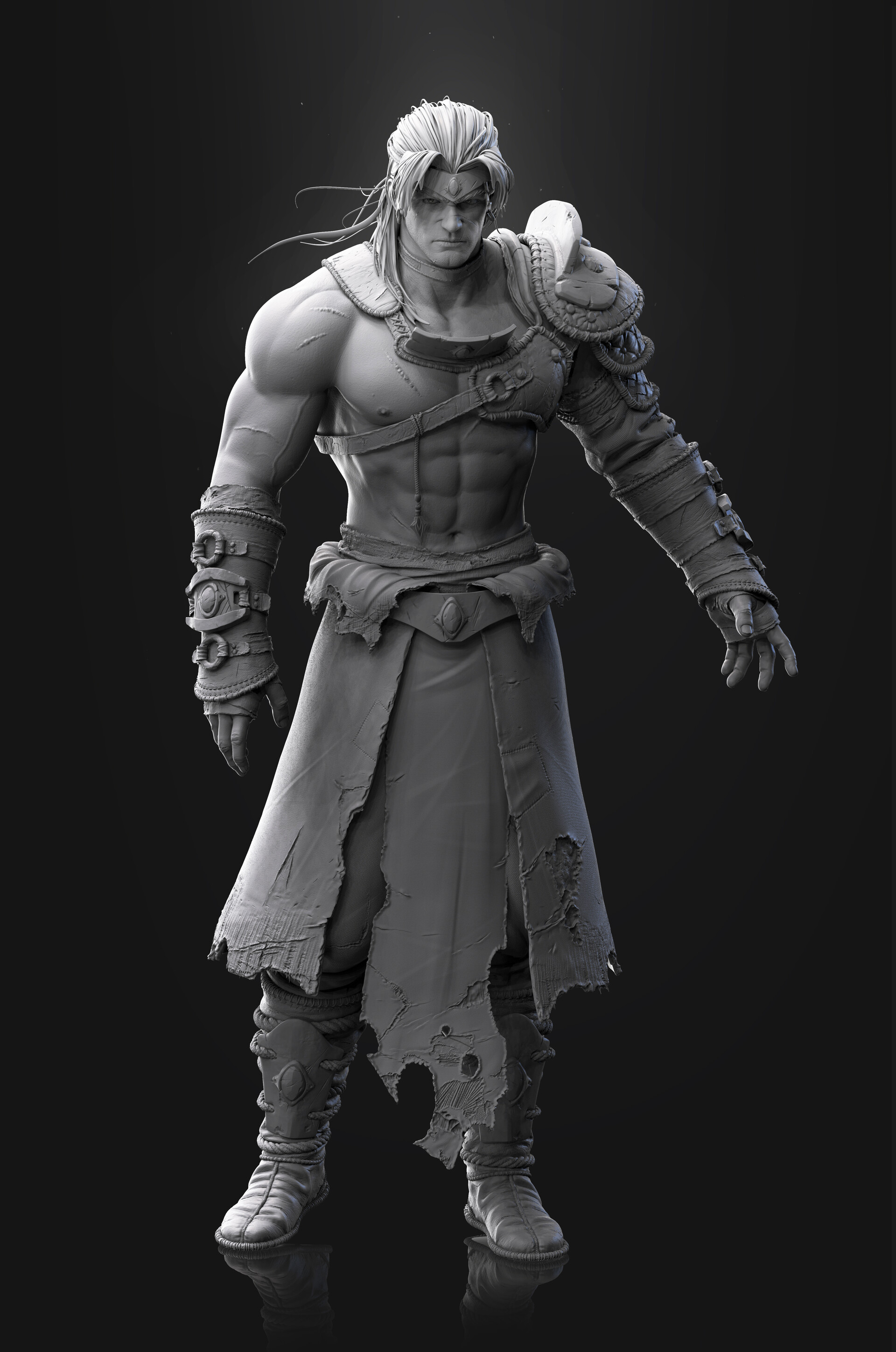 ArtStation - Viking Broly W.I.P