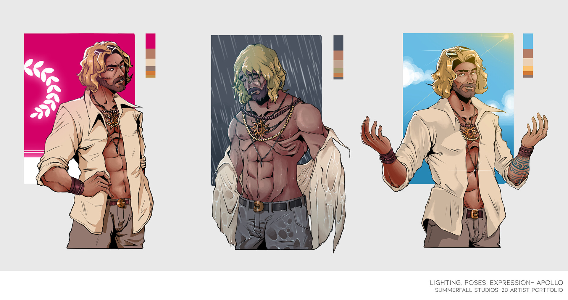 Elena Barbieri - Summerfall Studios portfolio pieces