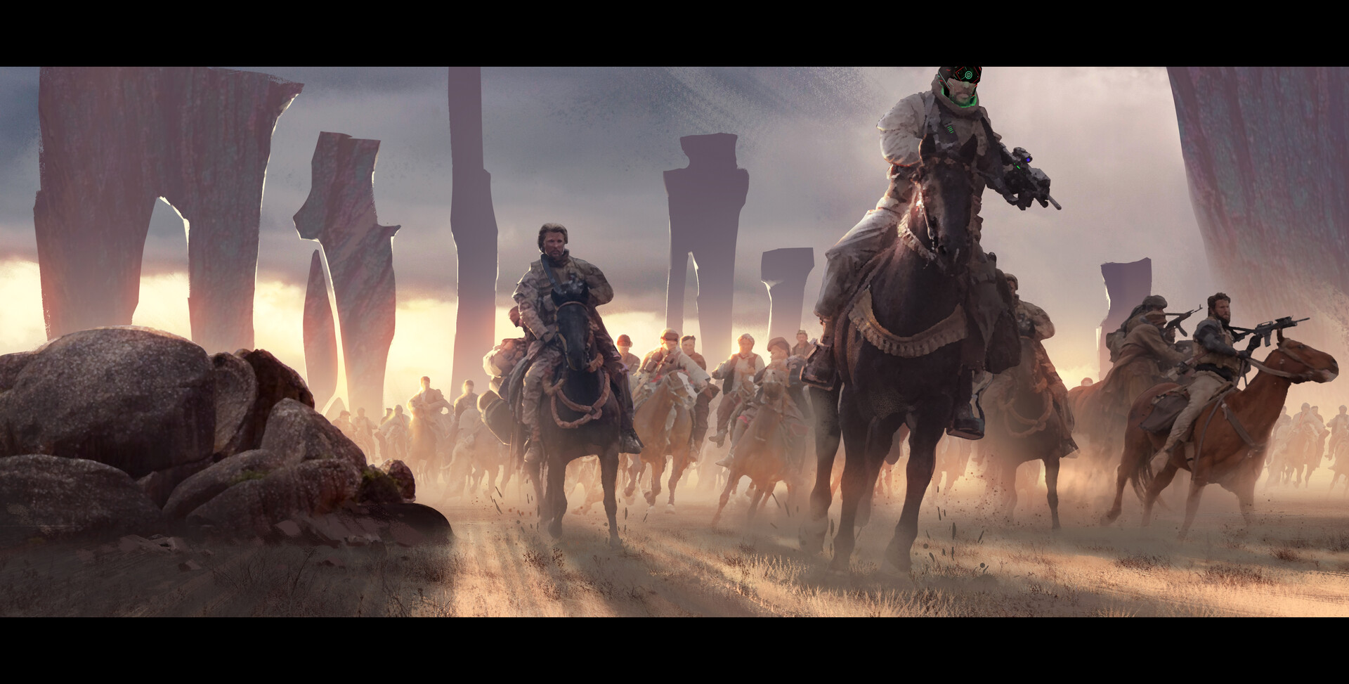 ArtStation - Marching Troops