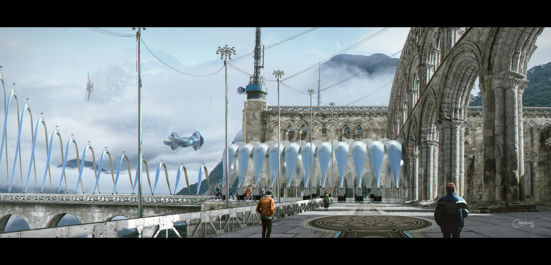 ArtStation - Sky Port Castle