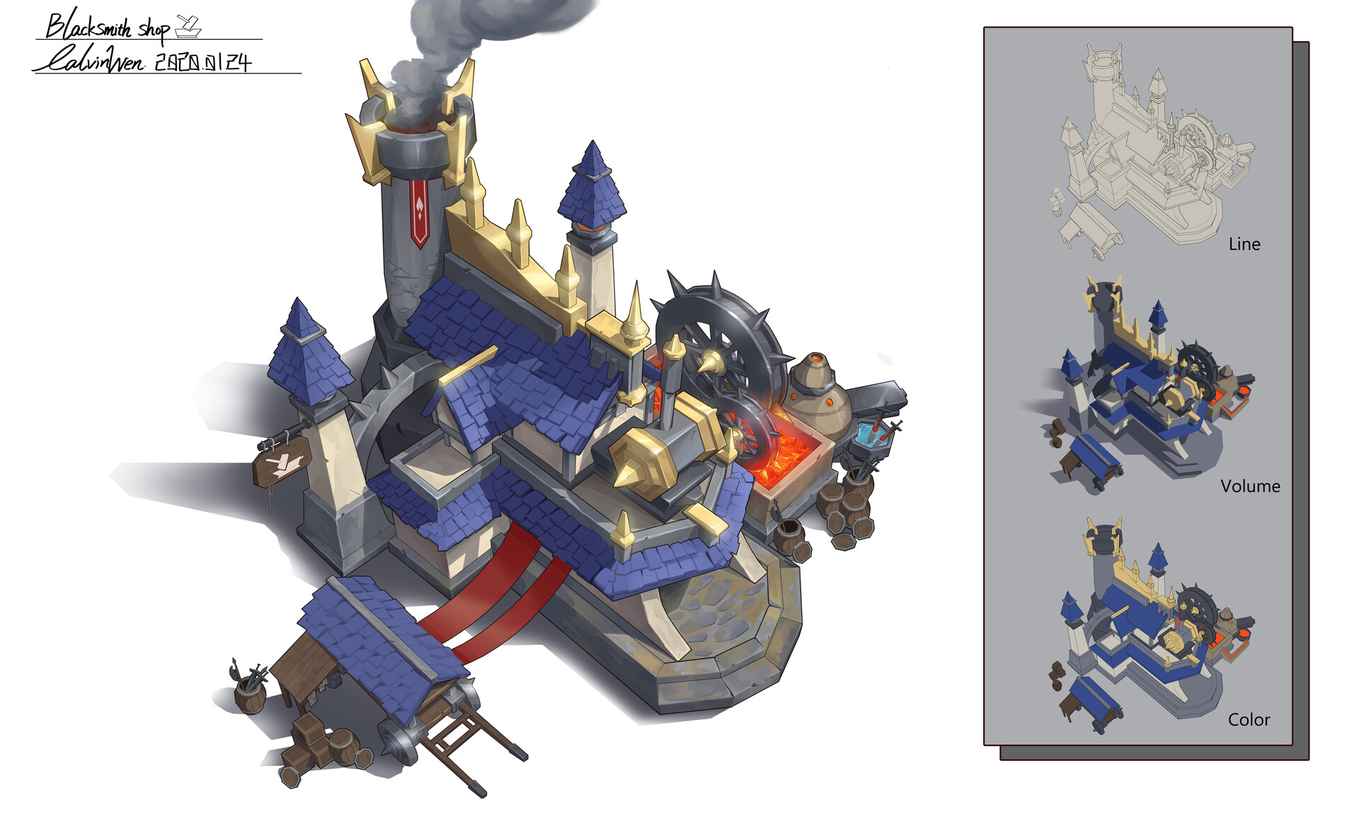 ArtStation - Blacksmith shop