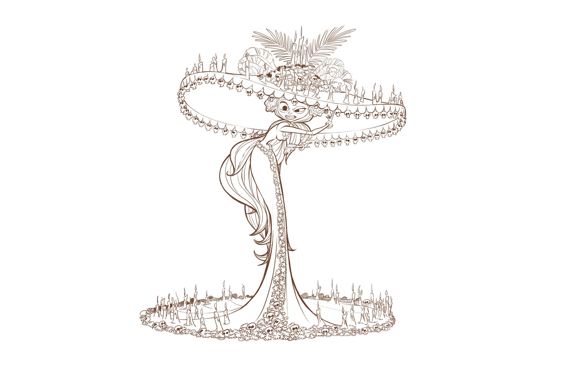 how to draw book of life characters