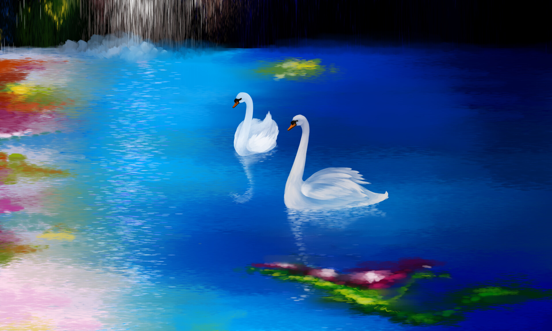 ArtStation - Swan Pond